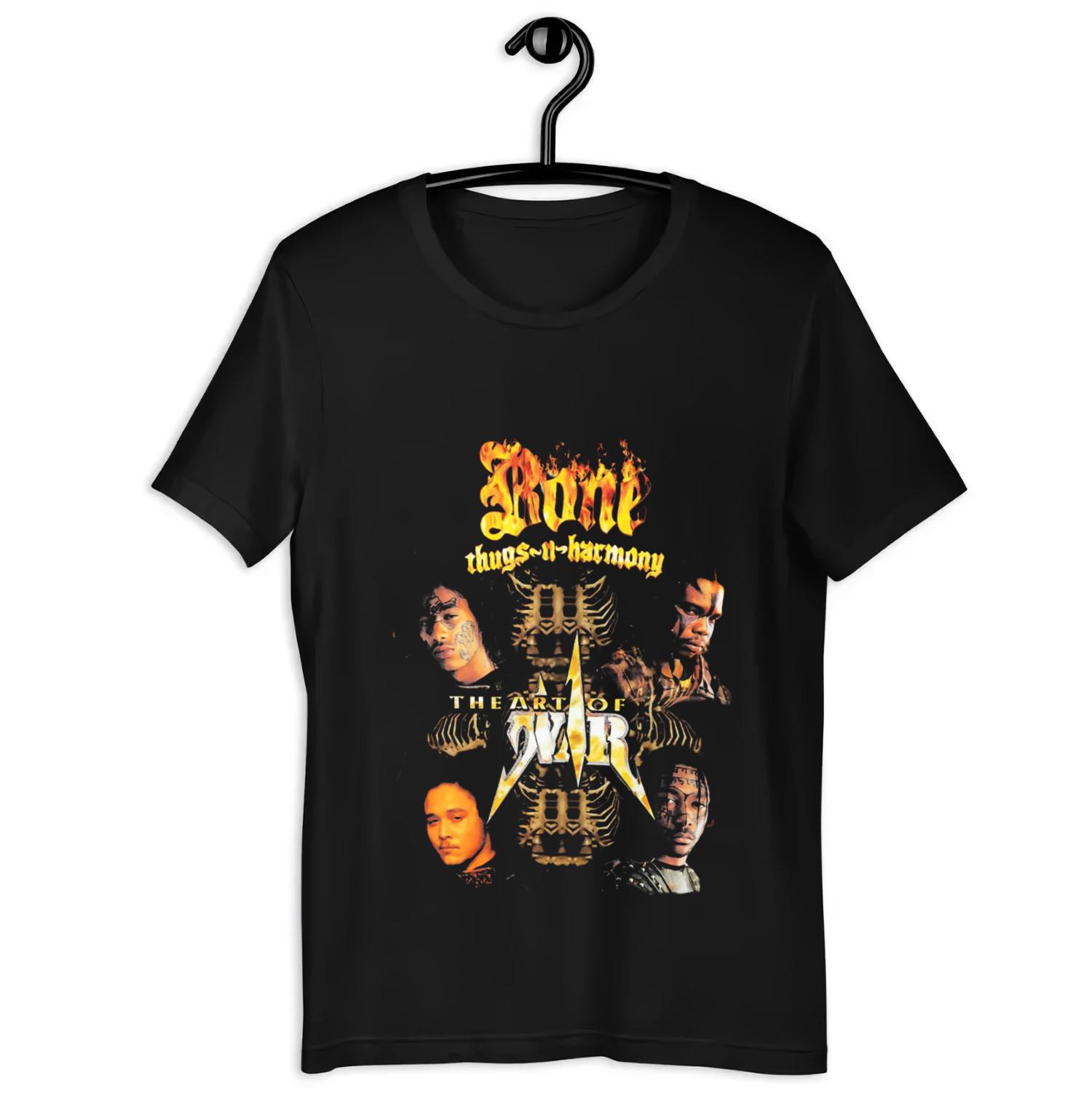 Limited Edition Bone Thugs N Harmony Art Of War Shirt Cotton For Fan S ...