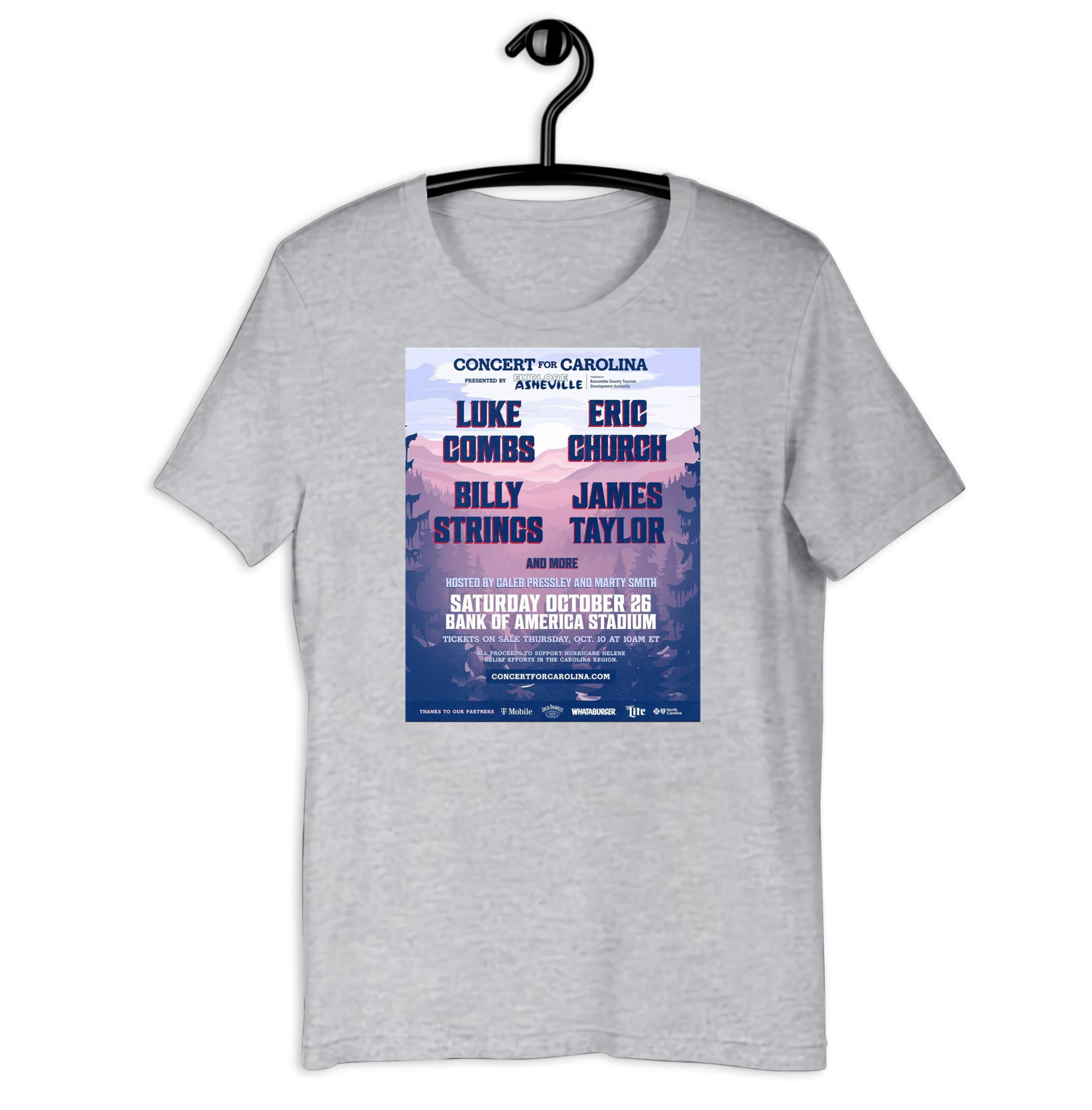 Limited Edition Concert For Carolina Bank Of America Stadium Oct 26 ...
