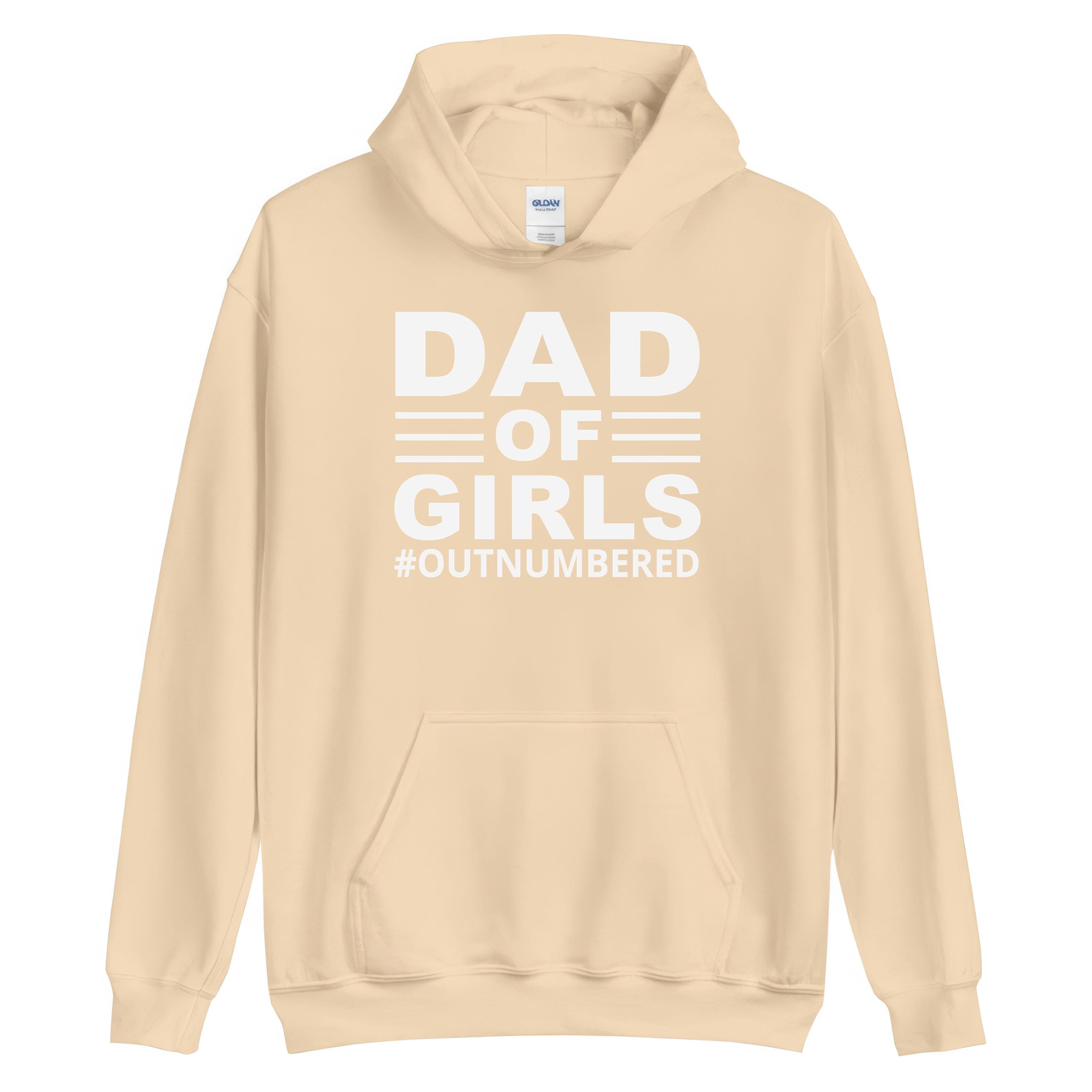 Limited Edition Dad Of Girls #outnumbered hoodie, Dad hoodie, Daddy and ...