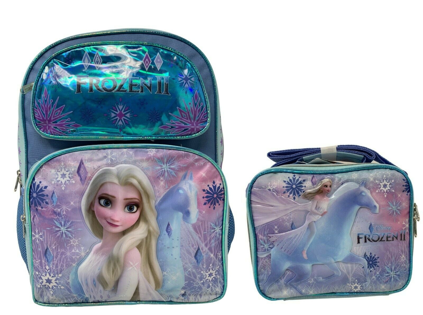 Limited Edition Disney Princess Frozen Elsa 16" Large Backpack Plus ...