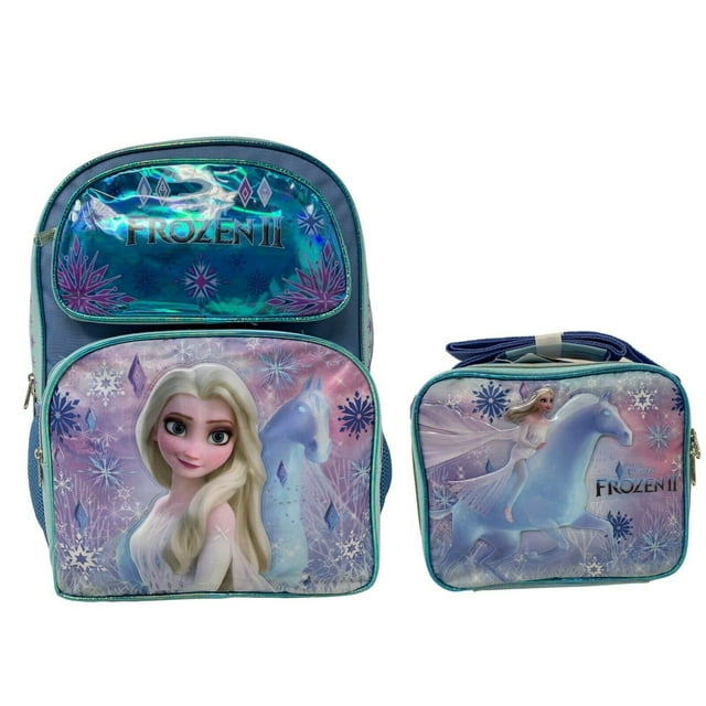 Limited Edition Disney Princess Frozen Elsa 16" Large Backpack Plus ...