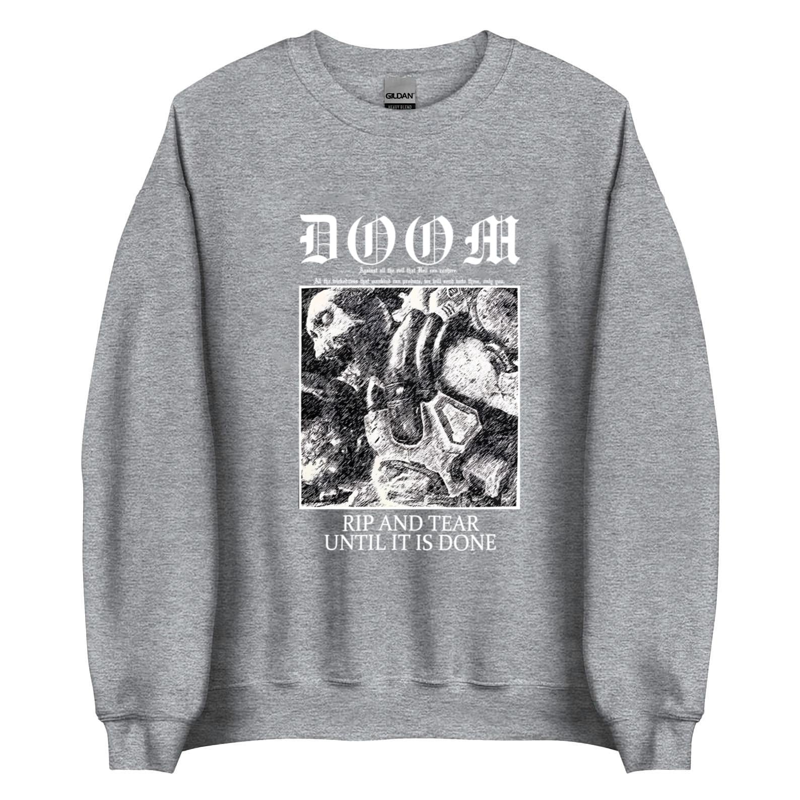 Limited Edition Doom Slayer - Rip and Tear Metal T sweatshirt-TH36119 ...