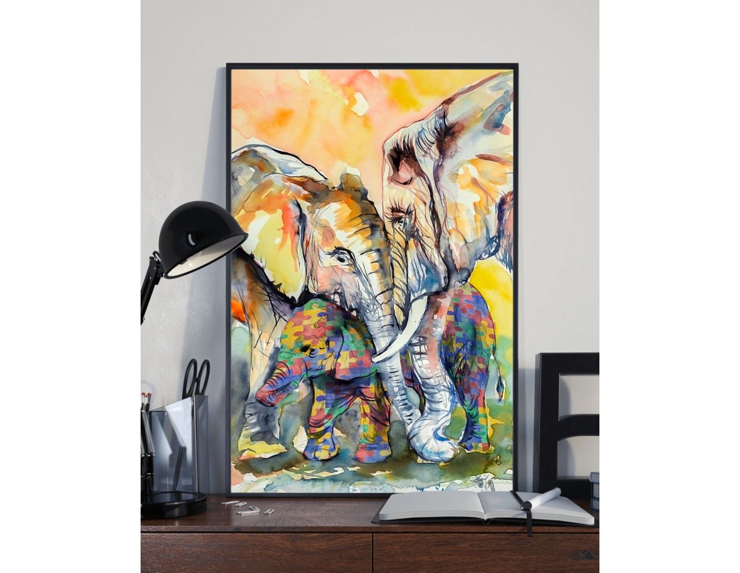 Limited Edition Elephants Poster Autism Poster Autism Lover Elephant ...