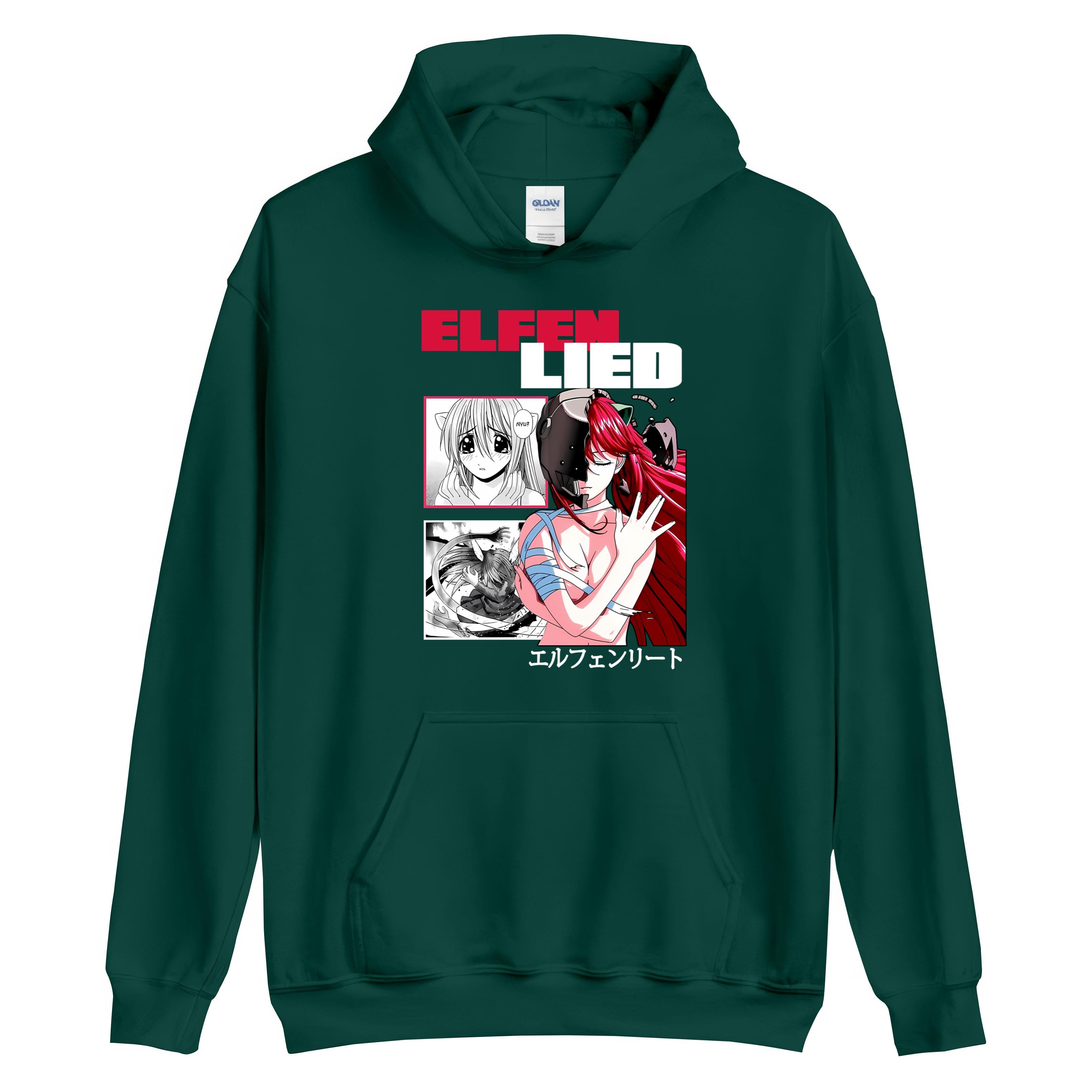 Limited Edition Elfen Lied hoodie Lucy Nyu Kaede Anime Girl Manga ...