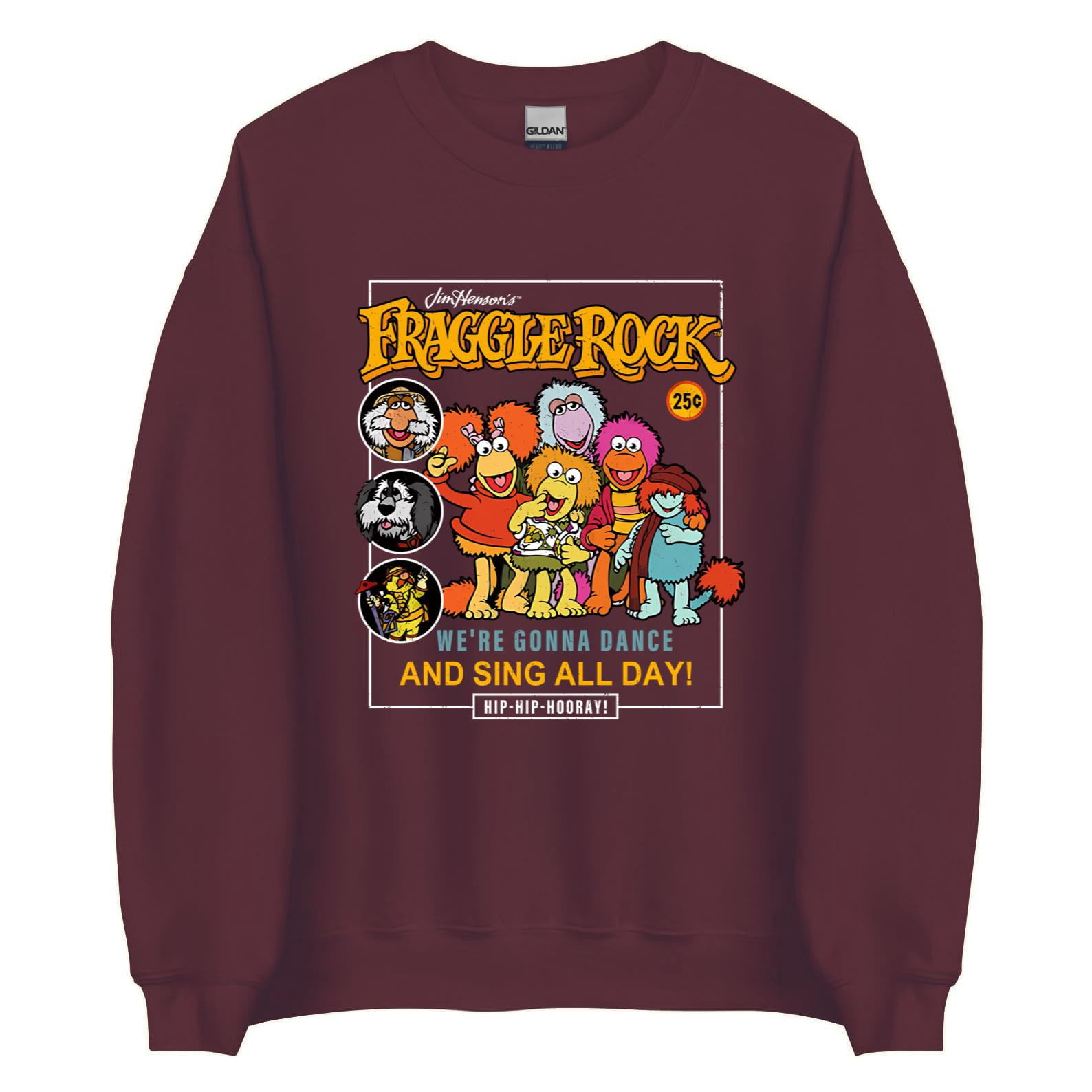 Limited Edition Fraggle Rock Comic Cover Style sweatshirt - Black ...