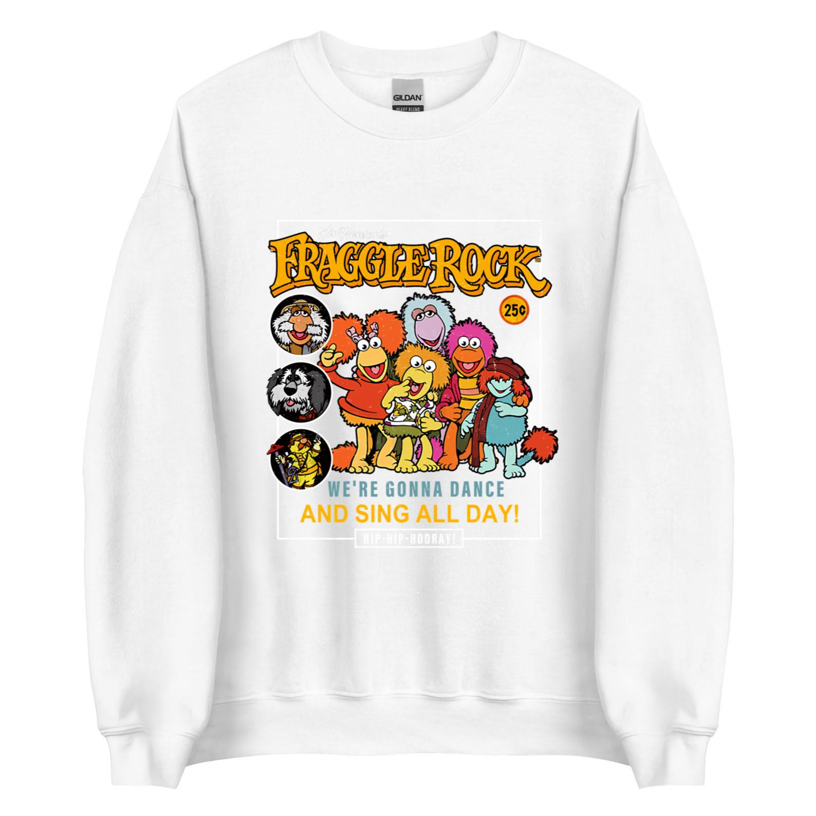 Limited Edition Fraggle Rock Comic Cover Style sweatshirt - Black ...
