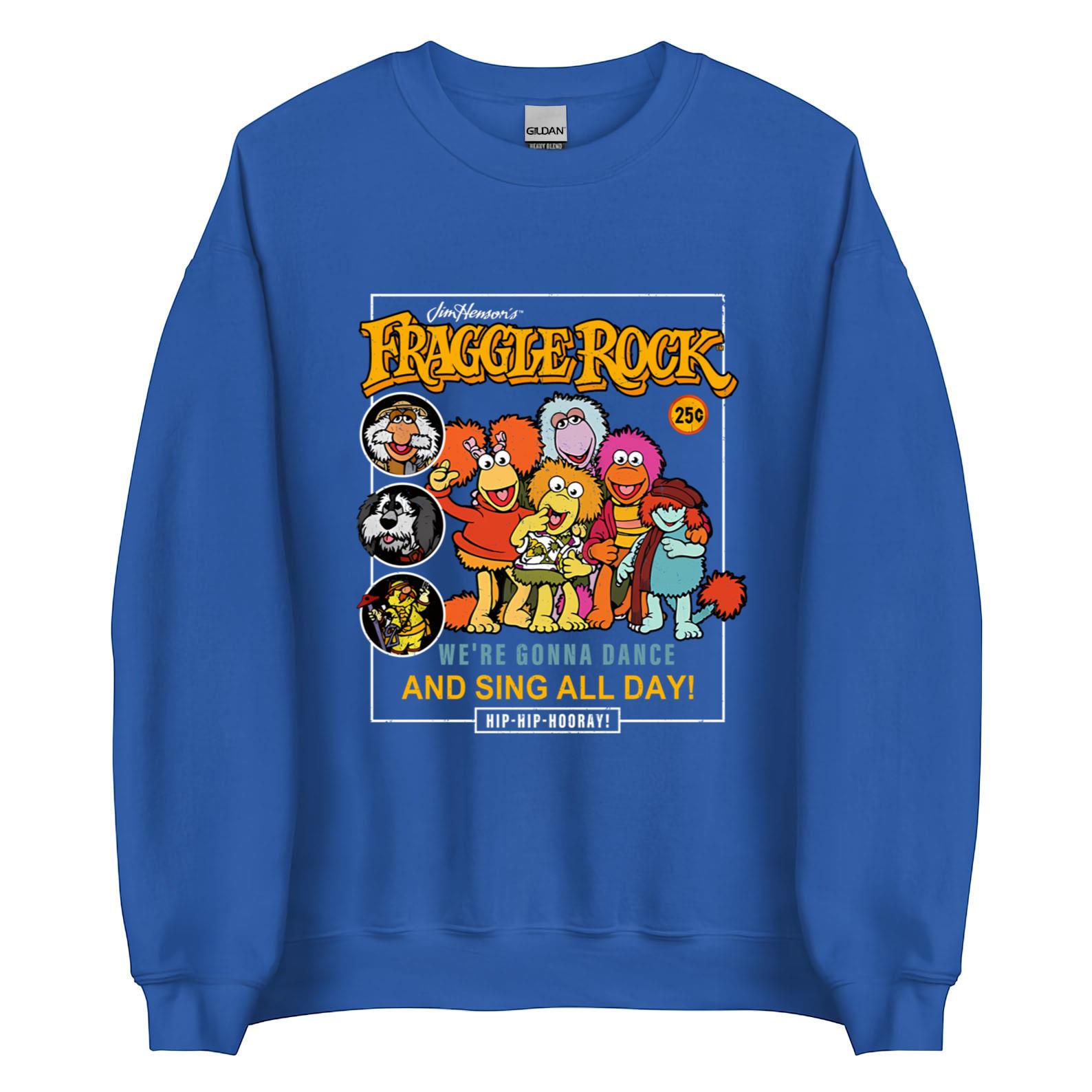 Limited Edition Fraggle Rock Comic Cover Style sweatshirt - Black ...