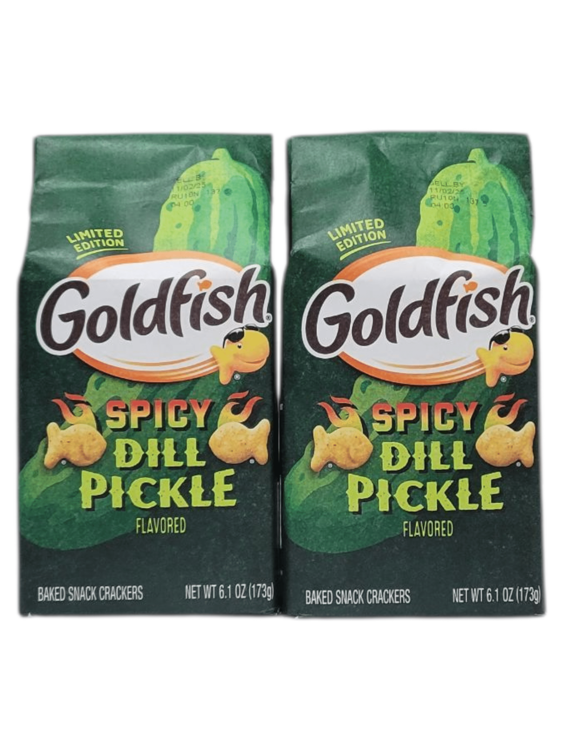 Limited Edition Goldfish Spicy Dill Pickle Flavored Baked Snack ...