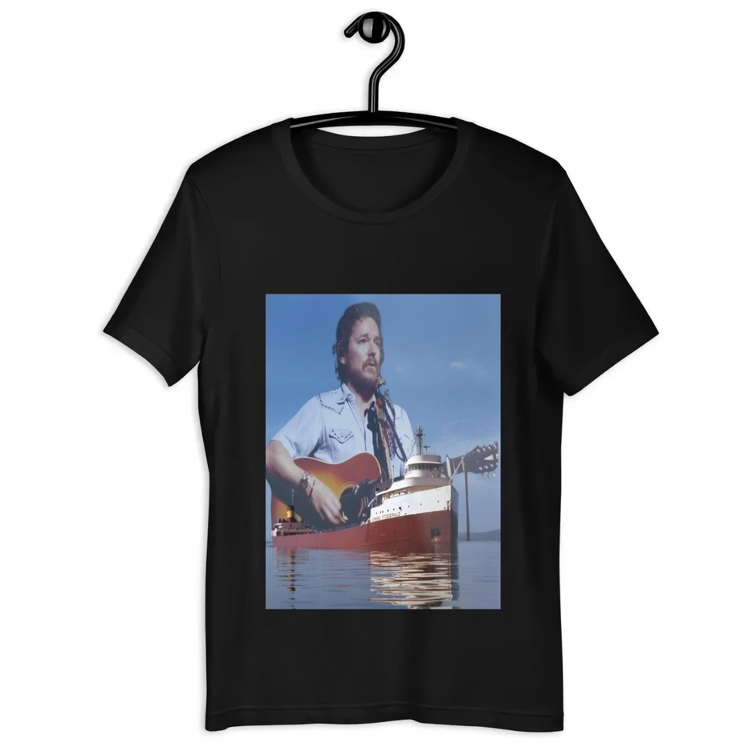 Limited Edition Gordon Lightfoot And Edmund Fitzgerald T-shirt-TH38171 ...