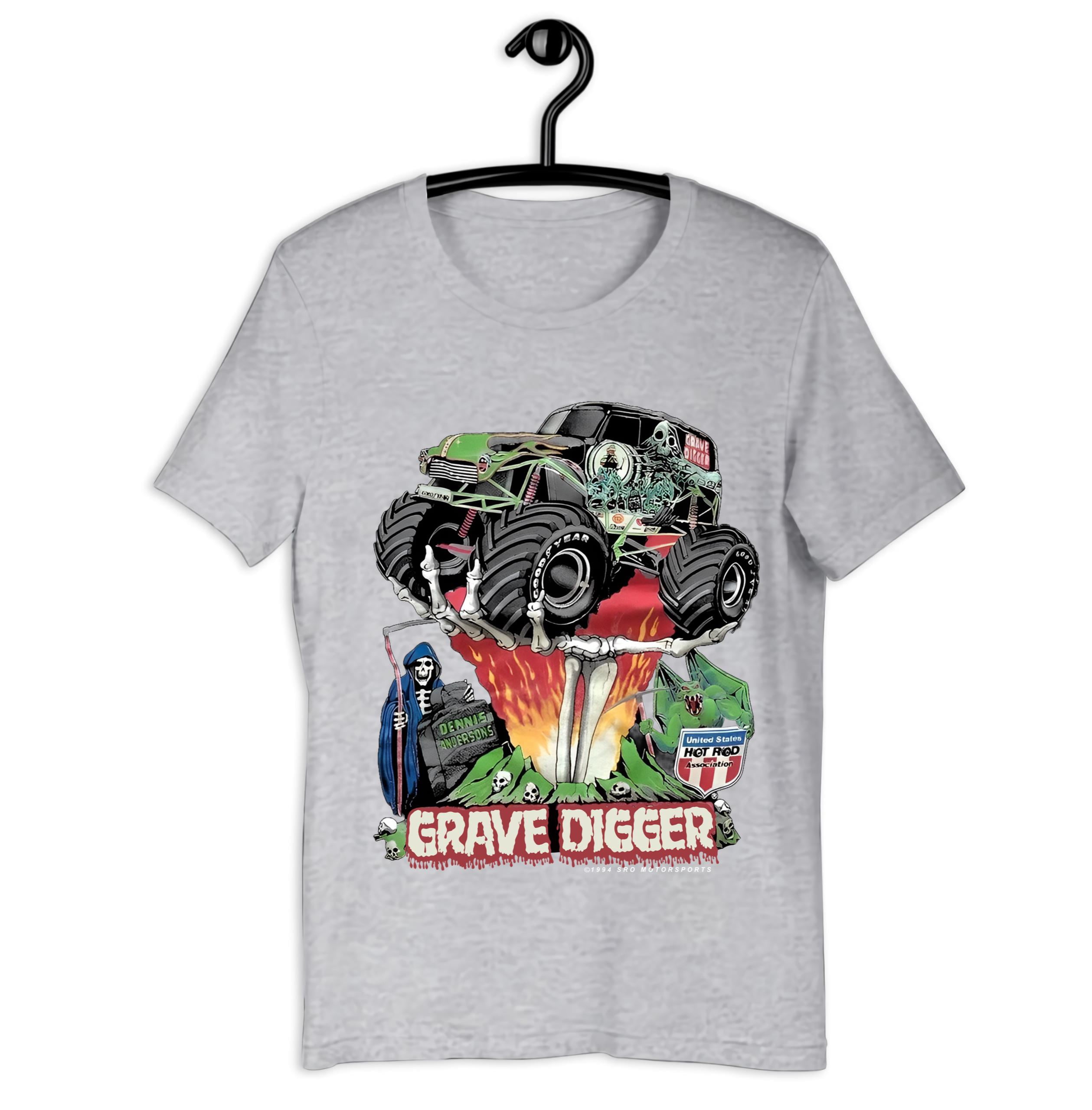 Limited Edition Grave Digger Band T shirt-TH38683 - Walmart.com