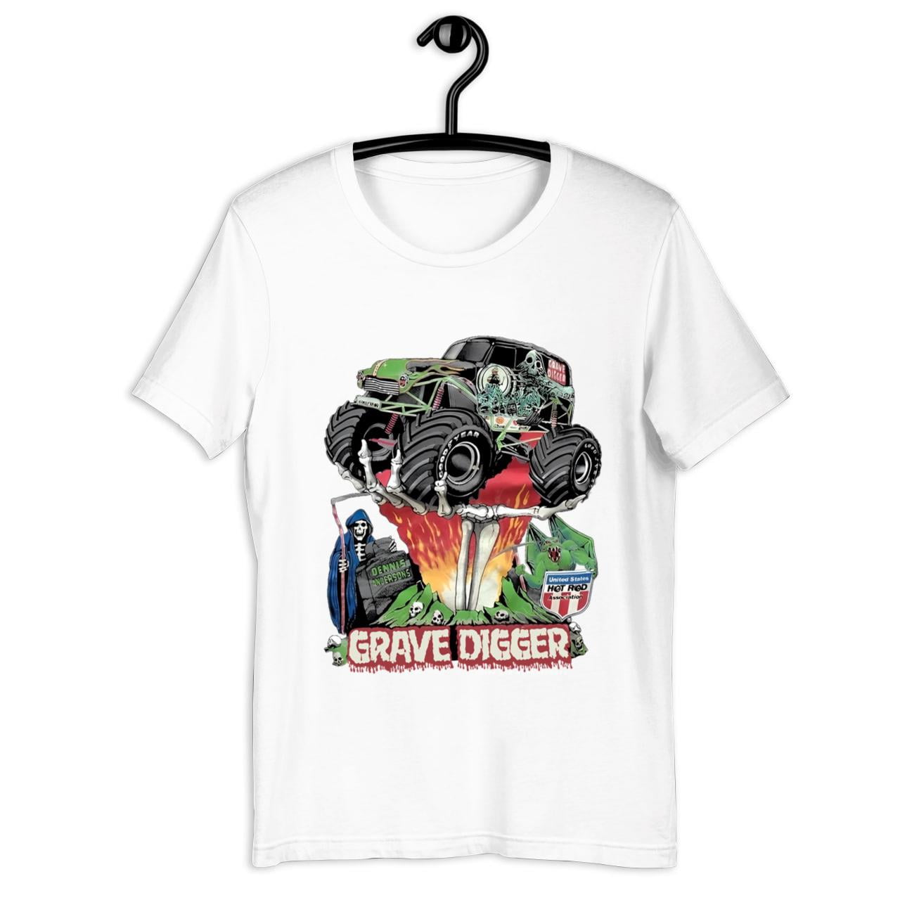 Limited Edition Grave Digger Band T shirt-TH38683 - Walmart.com