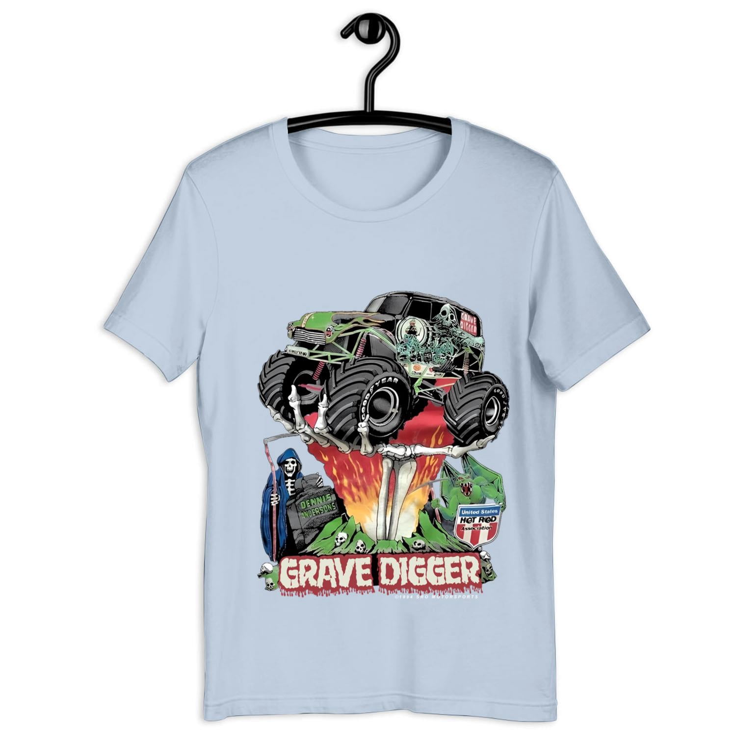 Limited Edition Grave Digger Band T shirt-TH38683 - Walmart.com