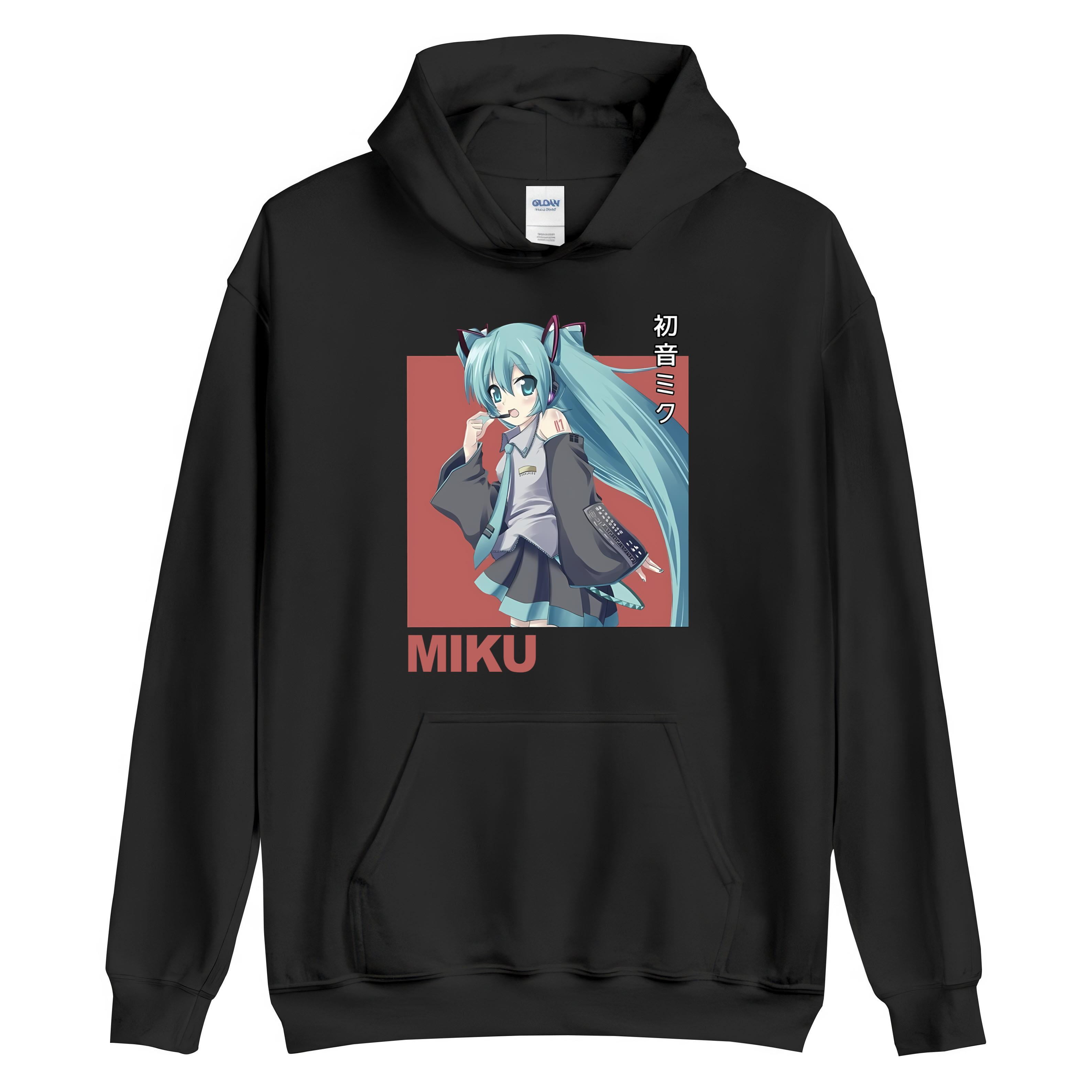 Limited Edition Hatsune Miku Hoodie Anime Girl Kawaii Project Diva ...