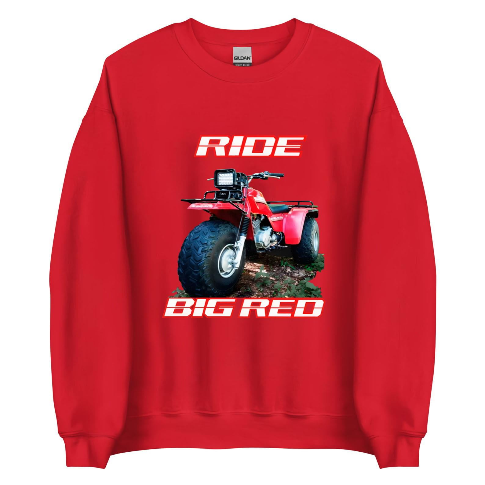 Limited Edition Honda Big Red 250es sweatshirt Ride Big Red -TH35945 ...