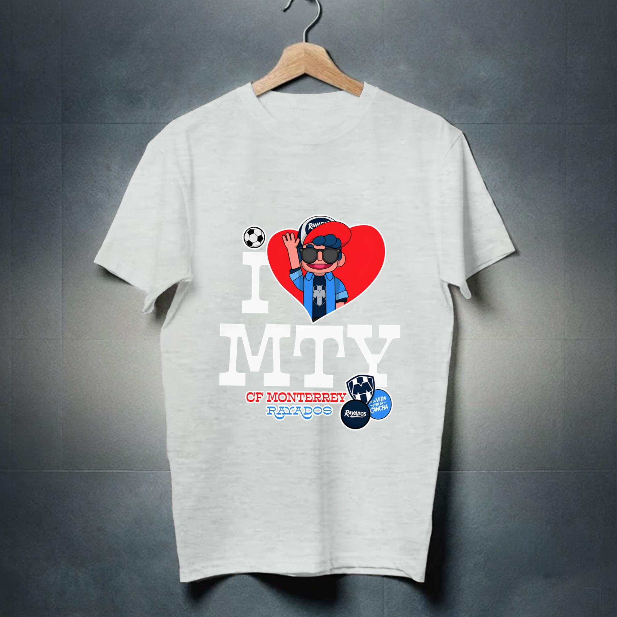 Limited Edition I Love Mty Of Monterrey Rayados Soccer -TH37154 ...