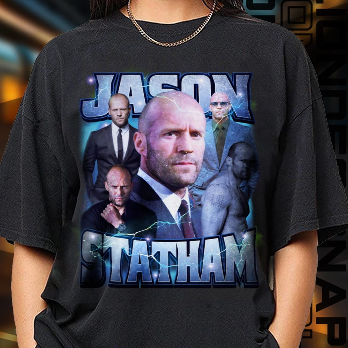 Limited Edition Jason Statham T-shirt, Exclusive Fan Merch for Women ...