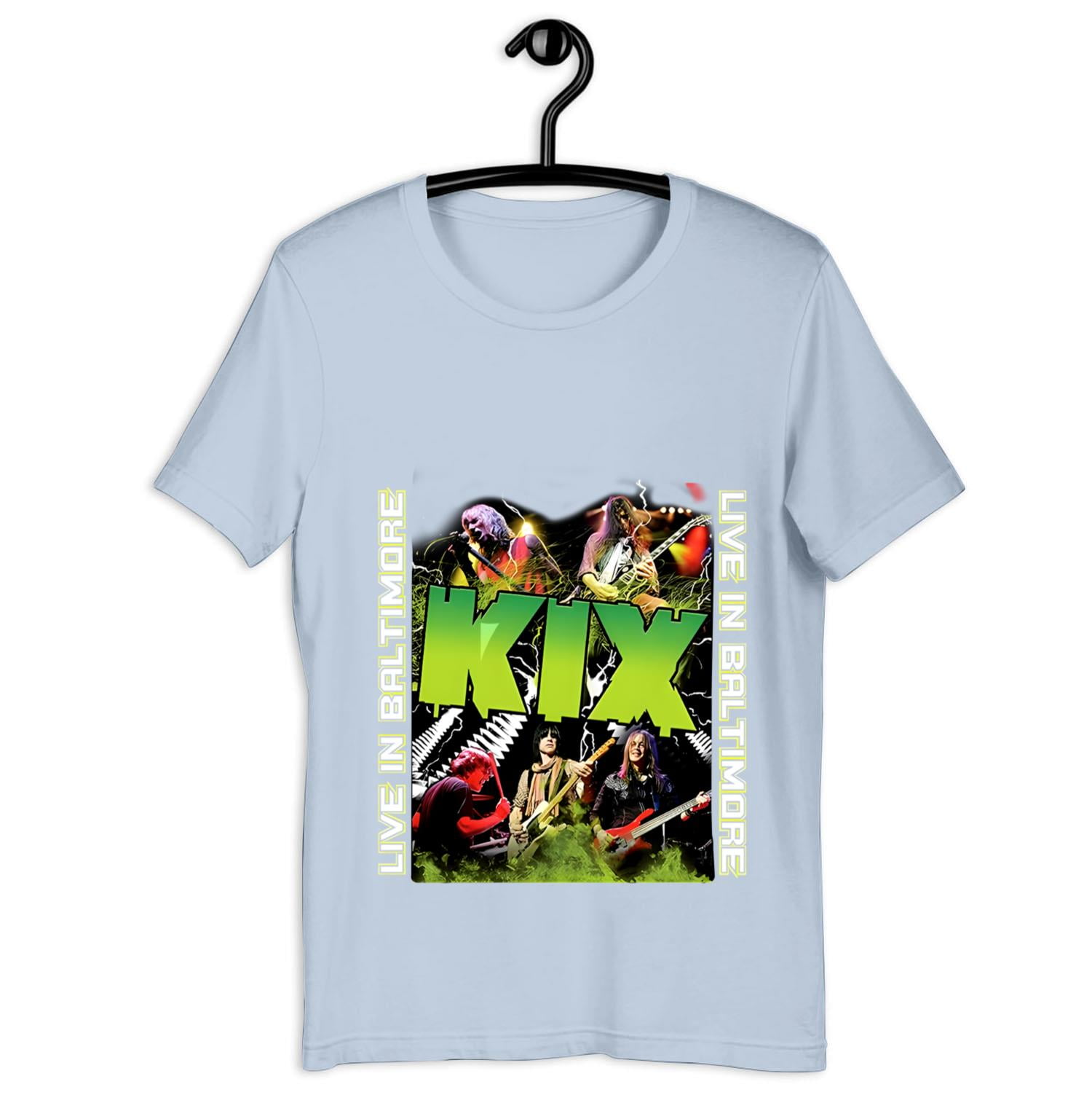 Limited Edition KIX Band shirt Short Sleeve Black Men-TH36433 - Walmart.com