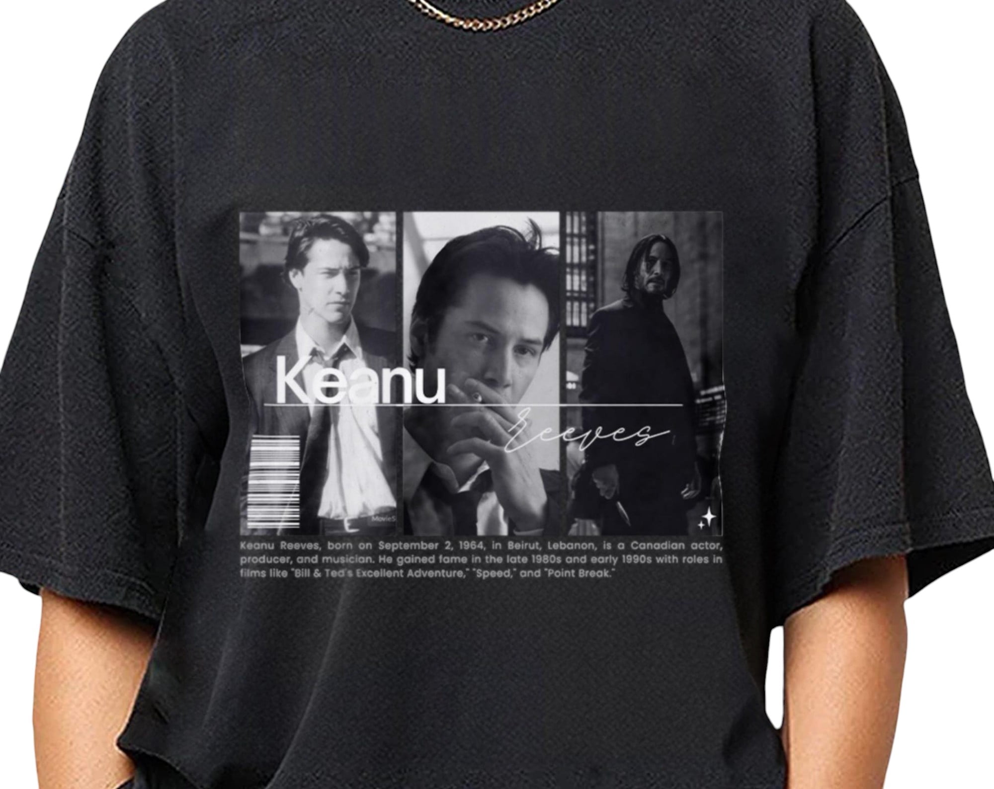 Limited Edition Keanu Reeves T-Shirt, Exclusive Fan Merch For Women And ...