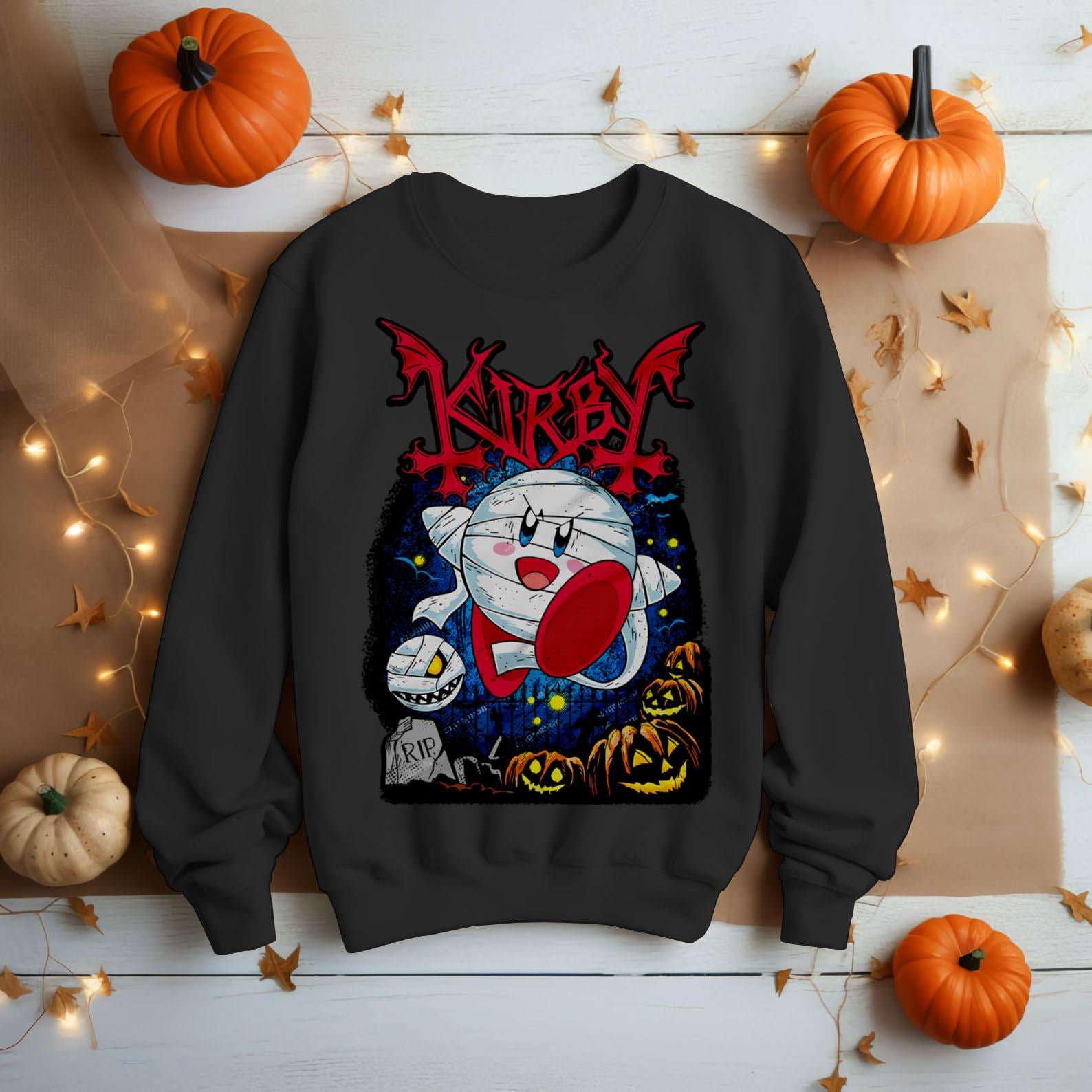 Limited Edition Kirby Halloween sweatshirt, Kirby , Horror Kirby ...