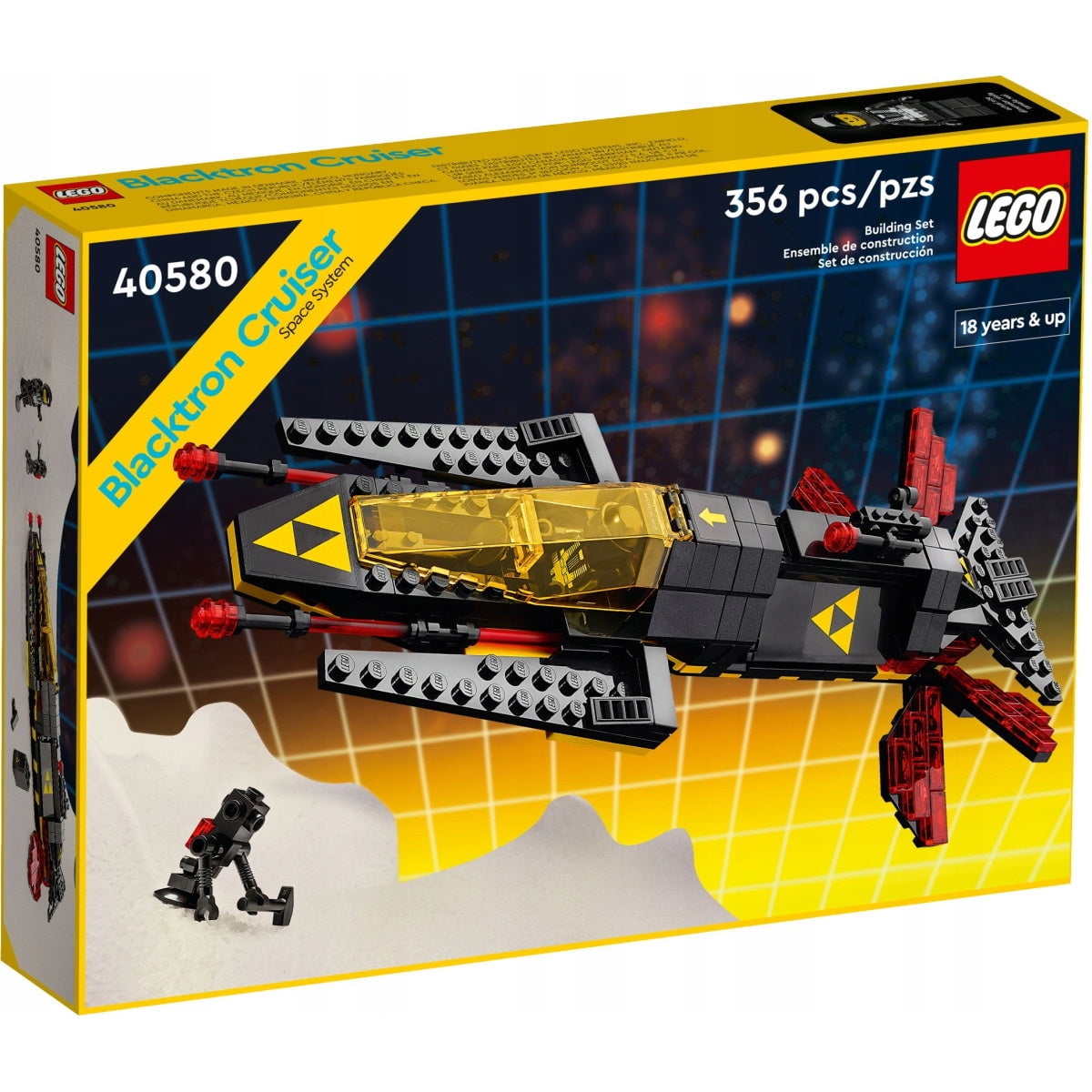 LEGO Limited Edition Blacktron Cruiser Set 40580 with 356 Pieces ...