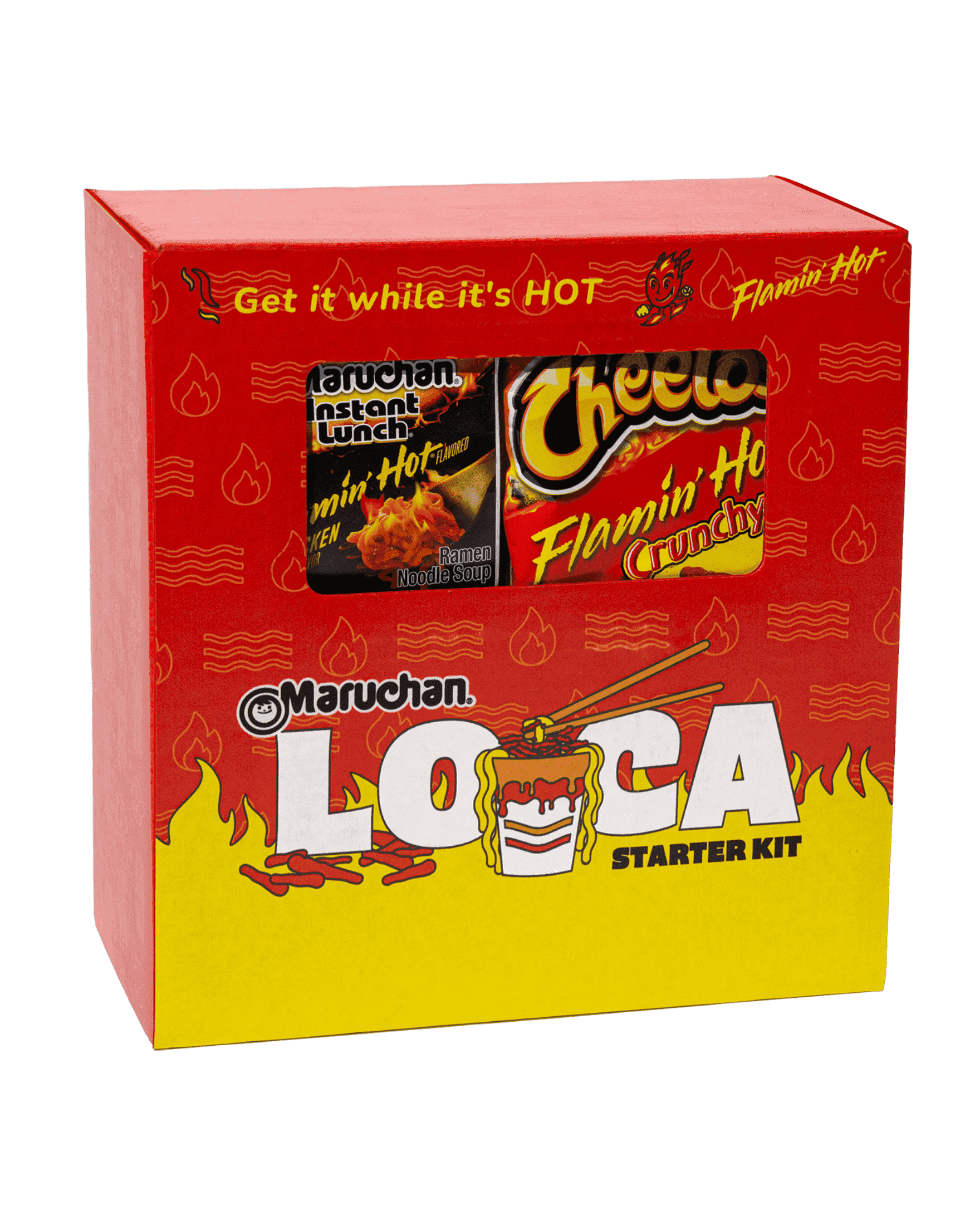 Limited Edition Maruchan Loca Starter Kit, featuring new Flamin’ Hot ...