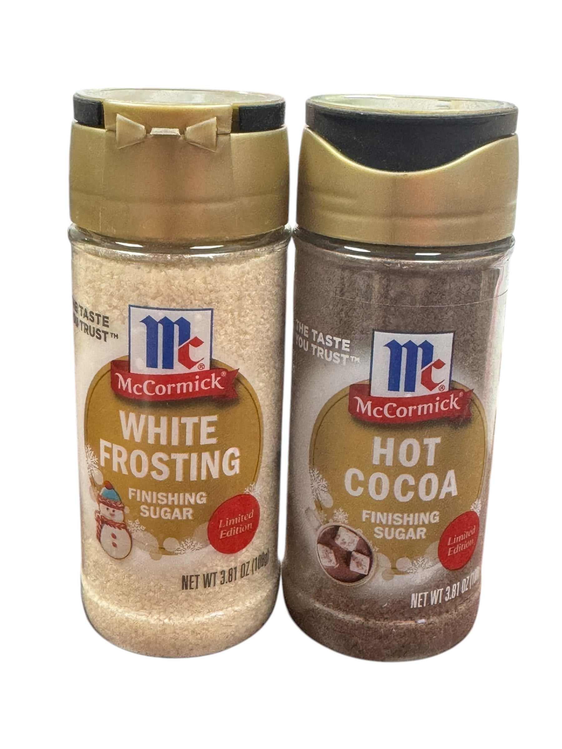 Limited Edition McCormick Holiday Finishing Sugar Variety Pack - 2 ...