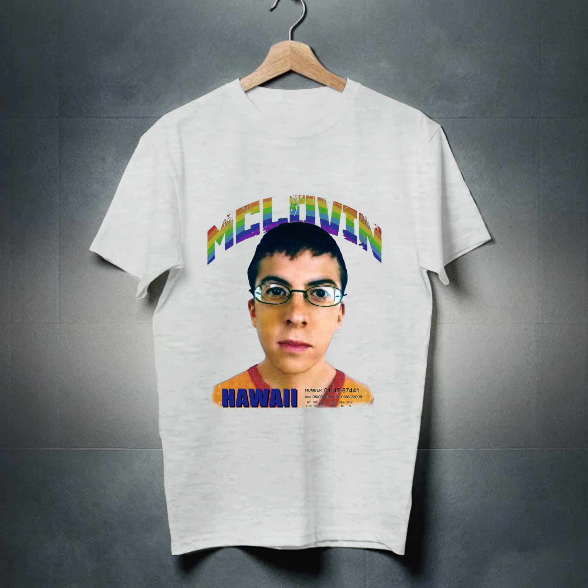 Limited Edition Mclovin T shirt Superbad Movie Fogell Hawaii Id Mclovin ...