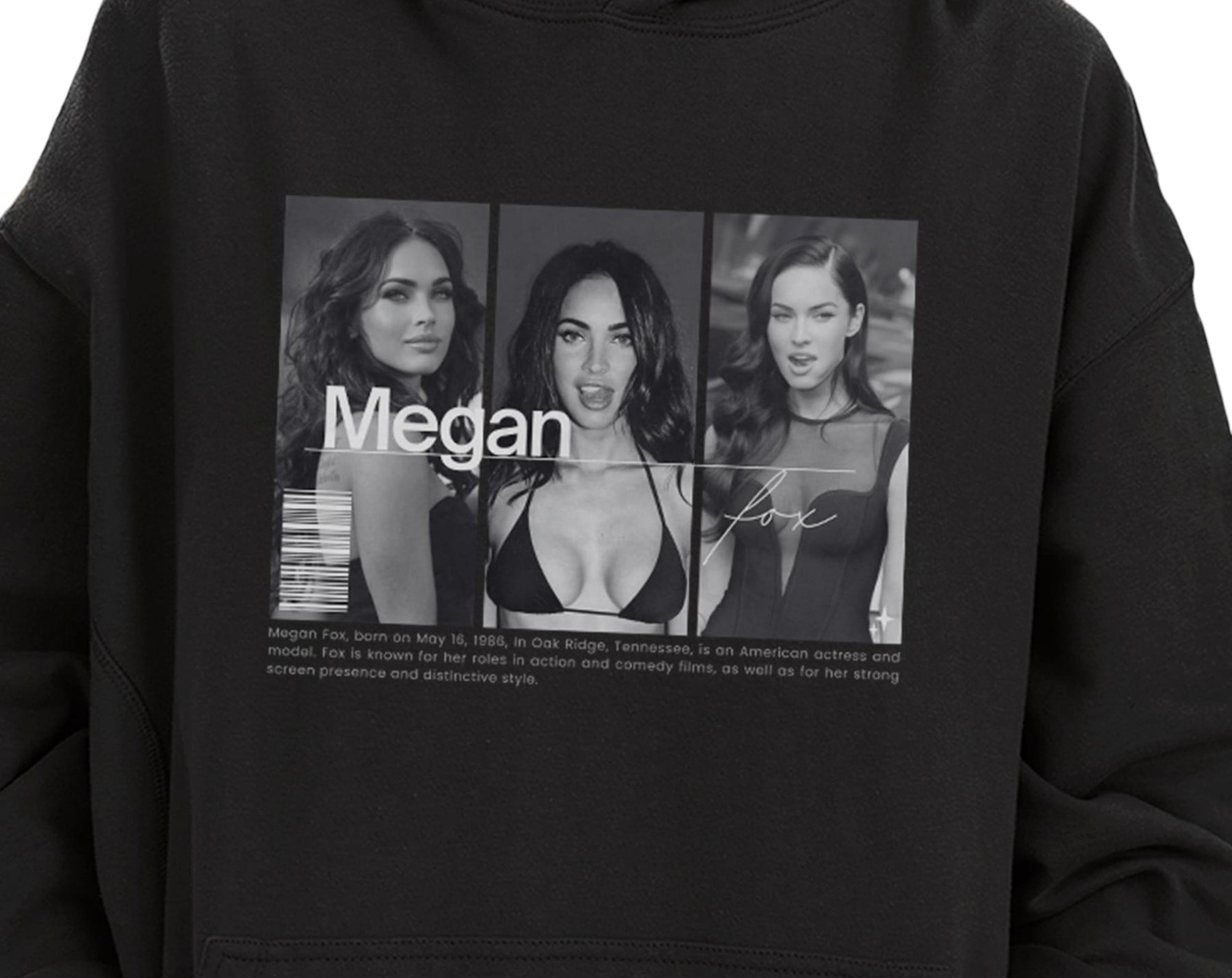Limited Edition Megan Fox Hoodie, Exclusive Fan Merch For Women And Men ...