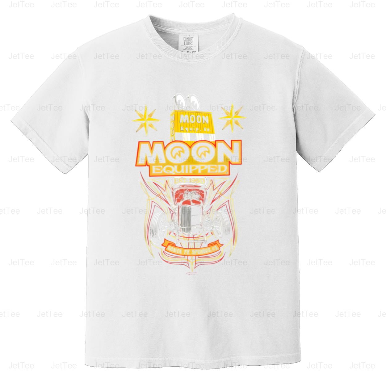 Limited Edition Moon Equipped Mooneyes Hot Rod Kustom Kulture Speed Comfort Color T-Shirt Unisex ...