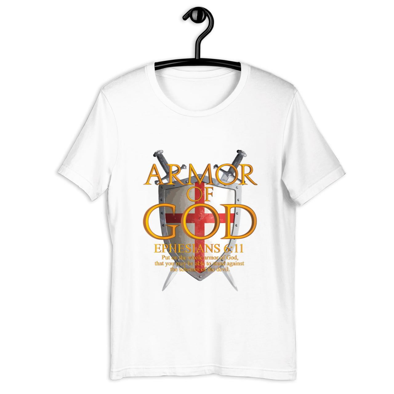 Limited Edition NEW LIMITED Armor Of God Ephesians Bible Verse Religious Christian shirt S ...