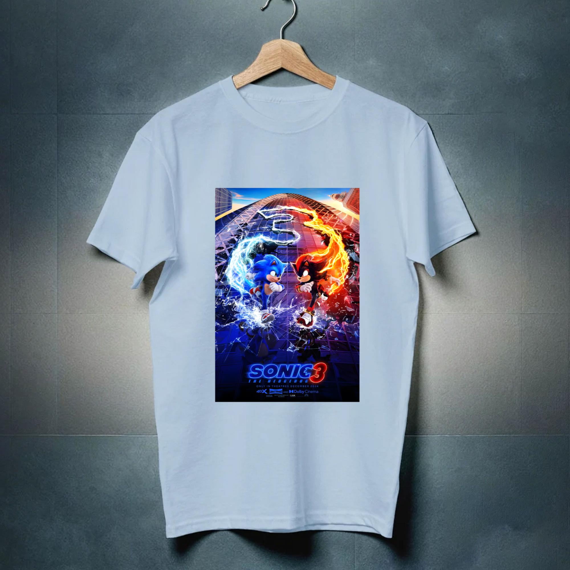 Limited Edition NEW Sonic the Hedgehog 3 New Design Try To Keep Up Fan ...