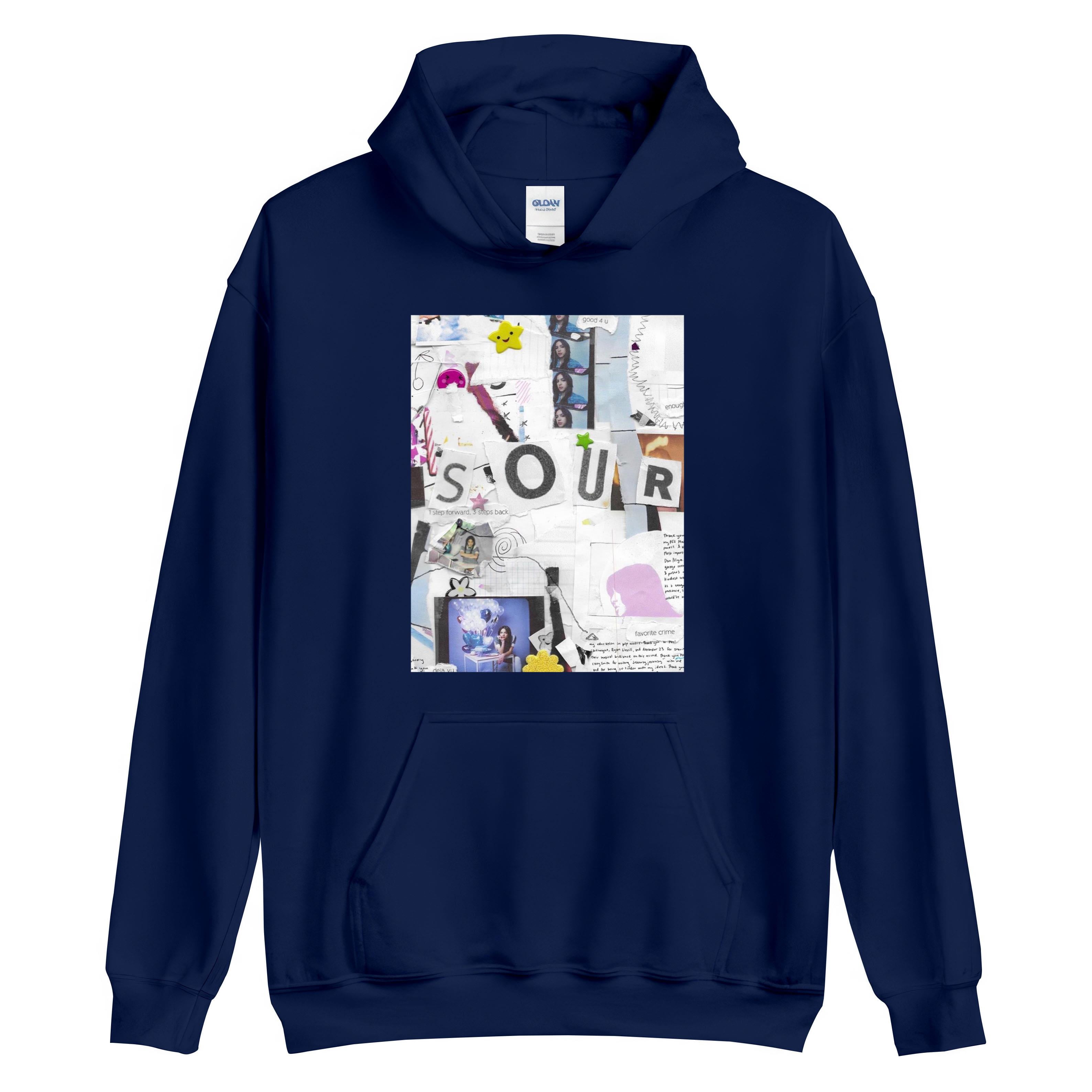 Limited Edition Olivia And Rodrigo Sour Merch hoodie Gift Black hoodie ...
