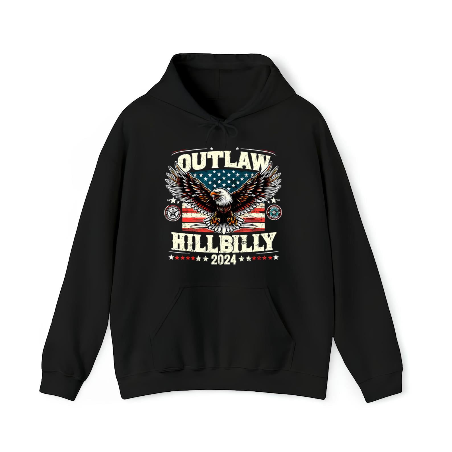 Limited Edition Outlaw Hillbilly 2024 Election Retro Eagle Military ...