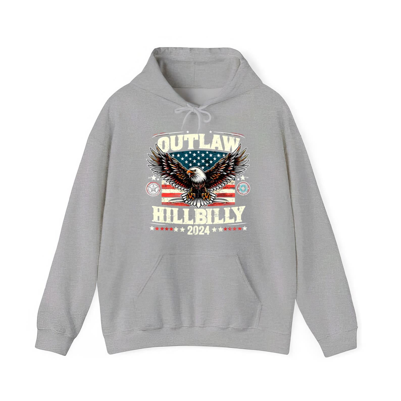 Limited Edition Outlaw Hillbilly 2024 Election Retro Eagle Military ...