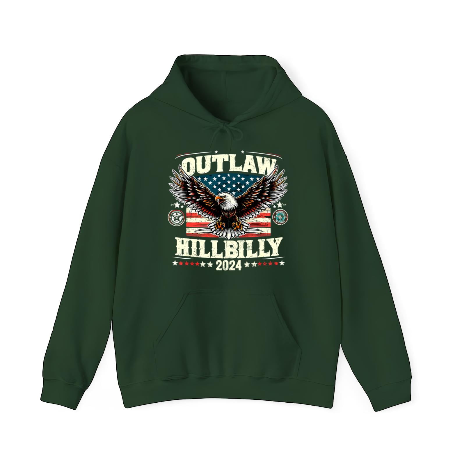 Limited Edition Outlaw Hillbilly 2024 Election Retro Eagle Military ...