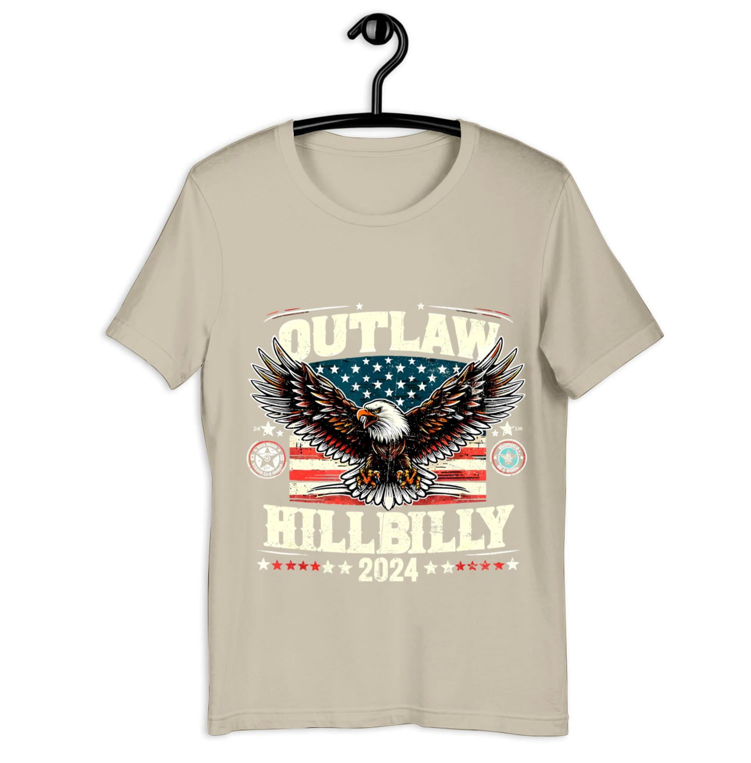 Limited Edition Outlaw Hillbilly 2024 Election Retro Eagle Military ...