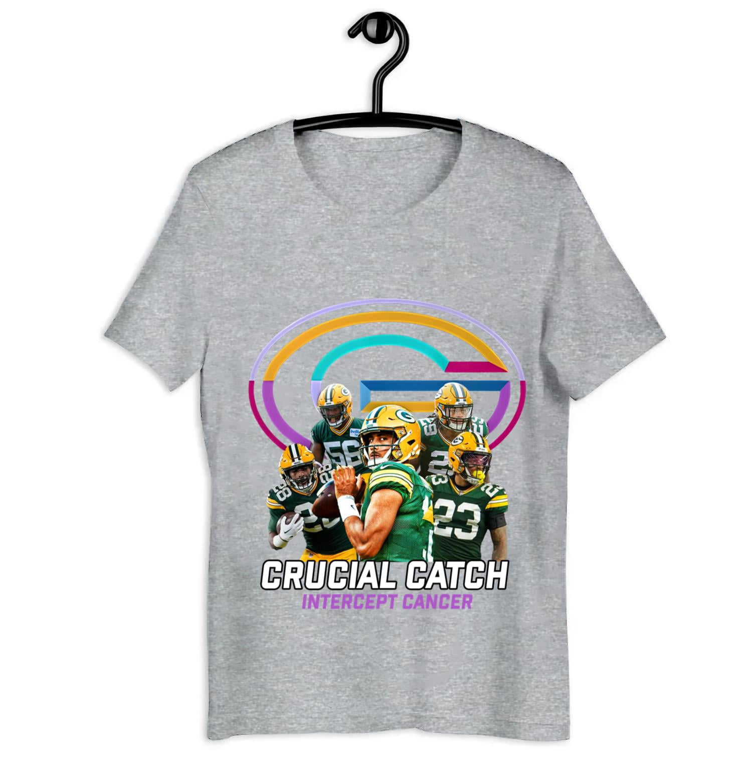 Limited Edition Packers Crucial Catch Intercept Cancer shirt-TH38146 ...