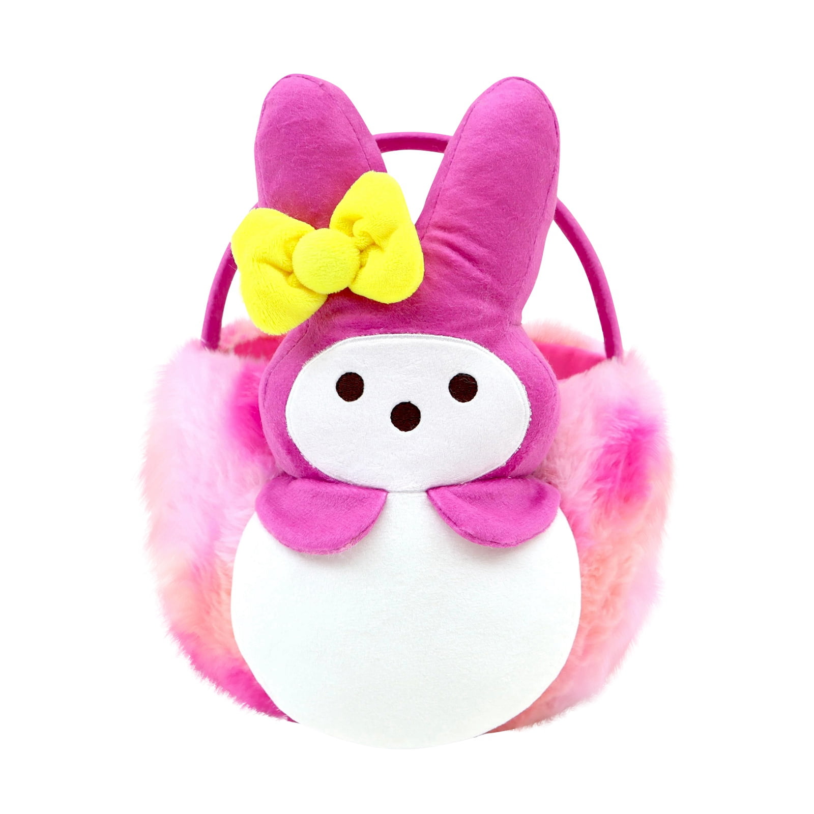 Limited Edition Peeps Kuromi Easter Plush Basket - 11" Pink Bunny ...