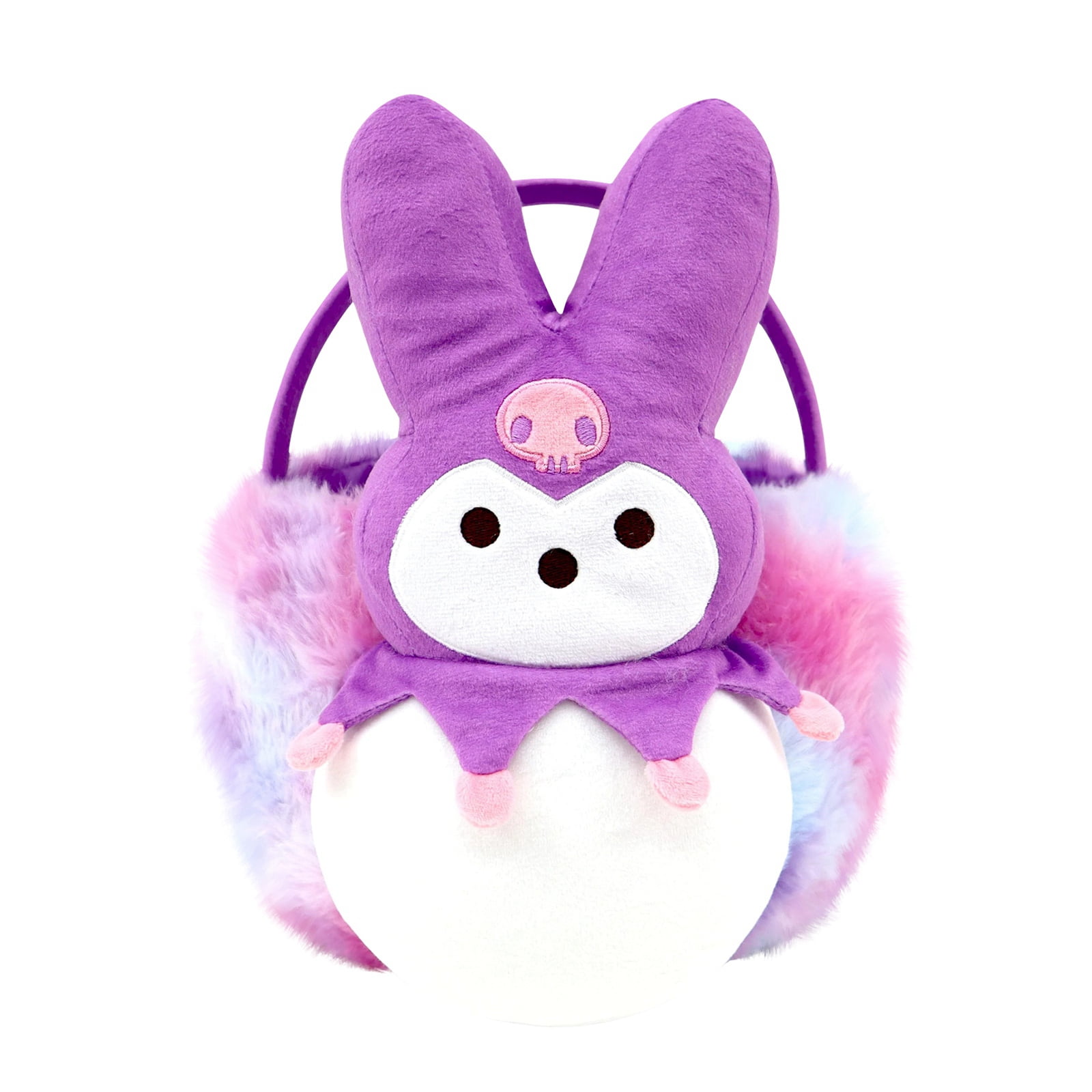 Limited Edition Peeps Kuromi Easter Plush Basket - 11" Purple Bunny ...