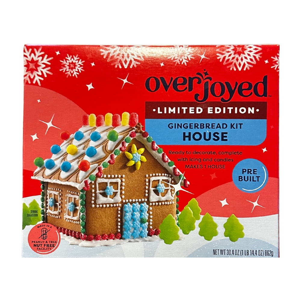 Limited Edition Pre-Assembled Festive Gingerbread House Kit Ready-to ...