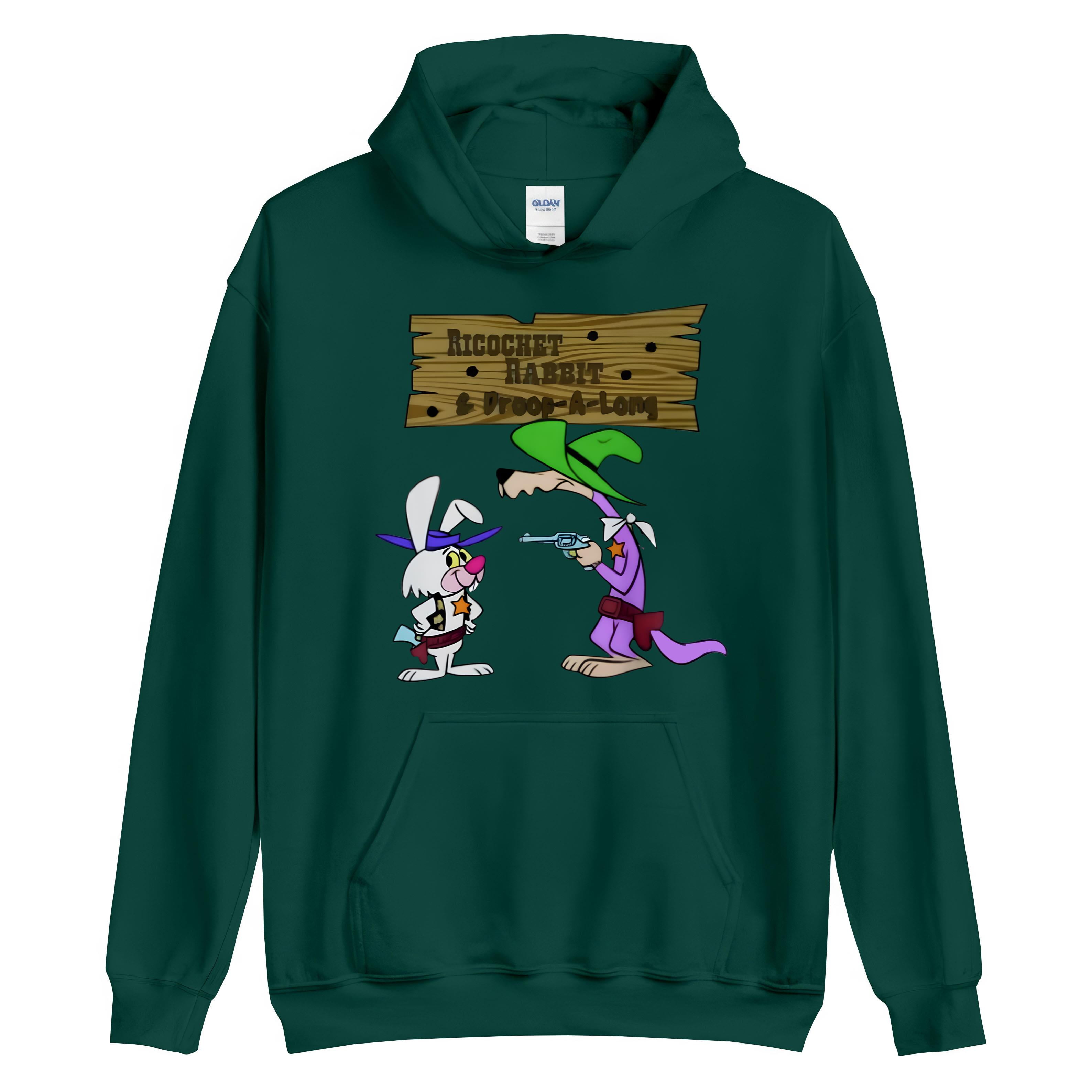Limited Edition RICOCHET RABBIT & DROOP-A-LONG CARTOON T-SHIRT HANNA ...