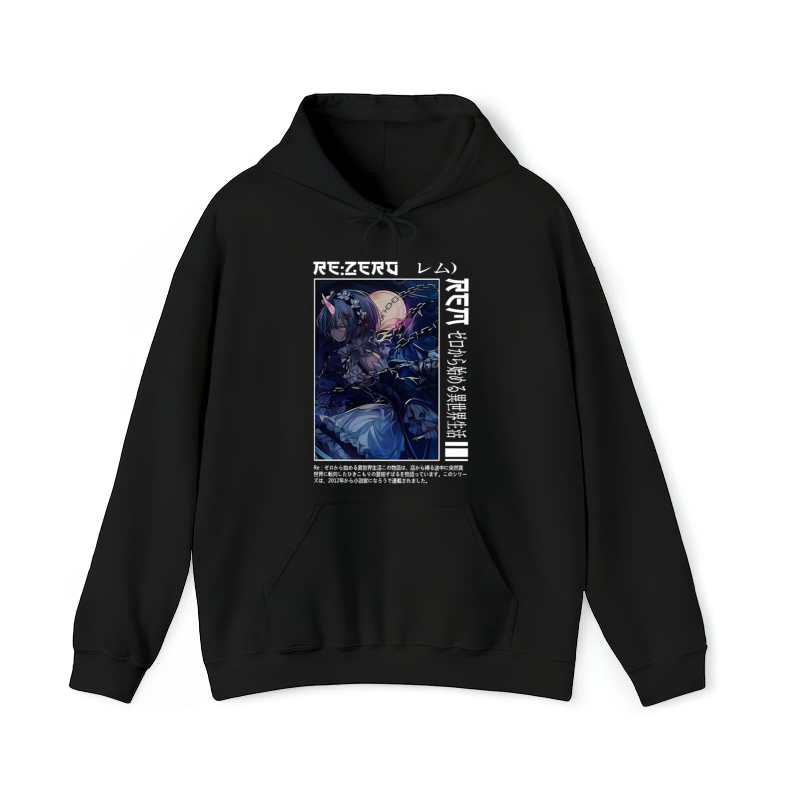 Limited Edition Rem Re Zero hoodie, Emilia, Reinhard, Rem, Subaru ...