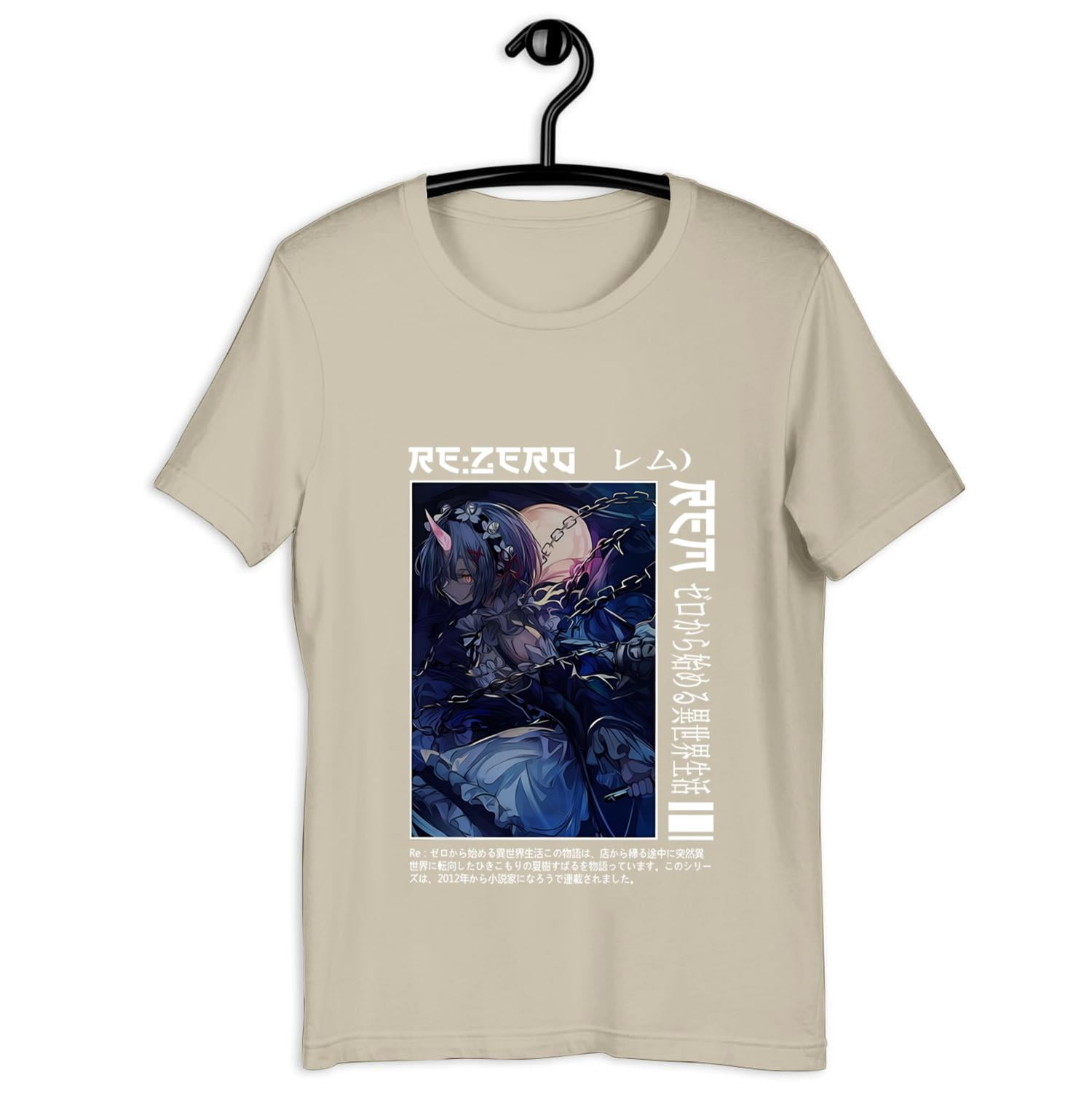 Limited Edition Rem Re Zero shirt, Emilia, Reinhard, Rem, Subaru, Anime ...