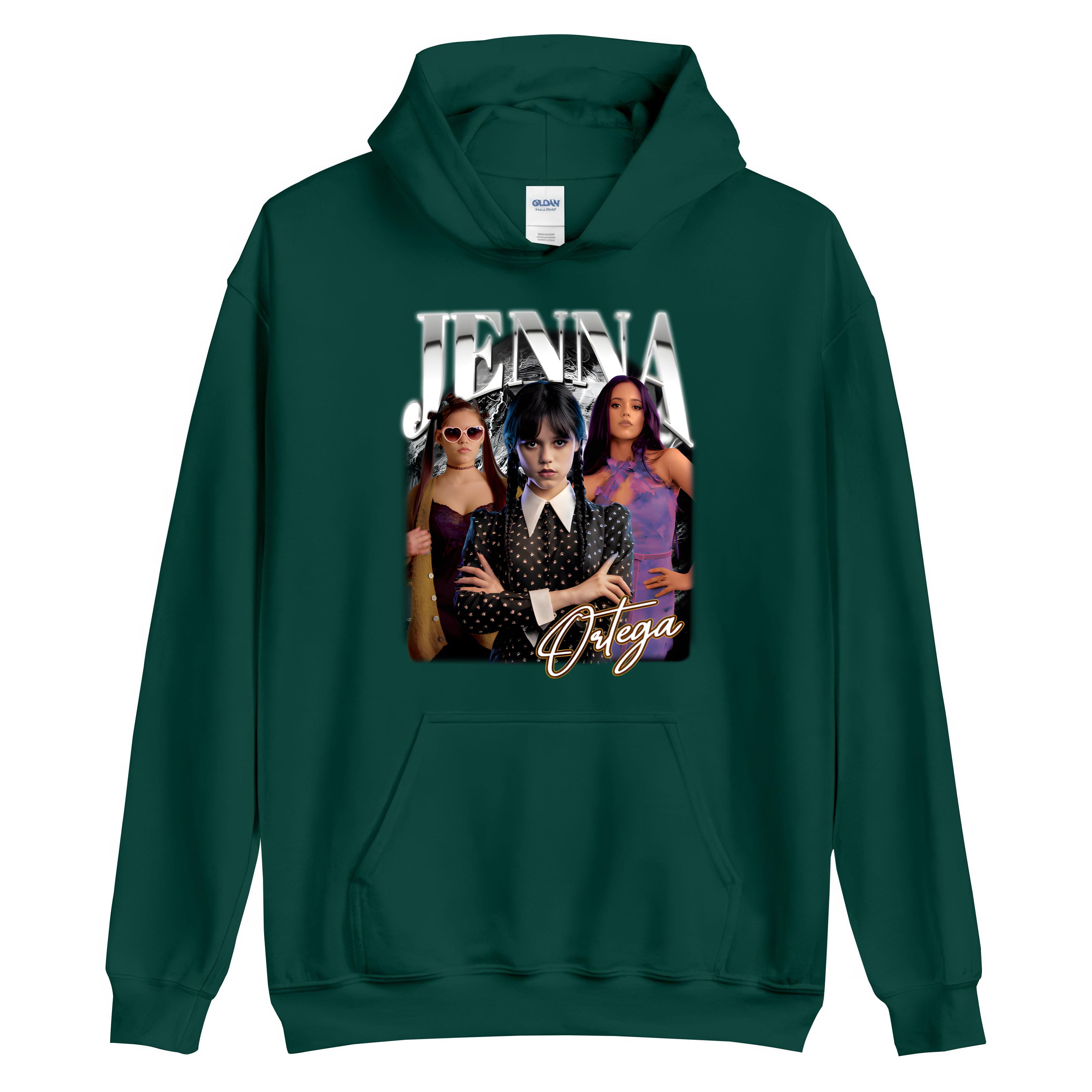 Limited Edition Retro Jenna Ortega hoodie -Jenna Ortega Thoodie,Jenna ...
