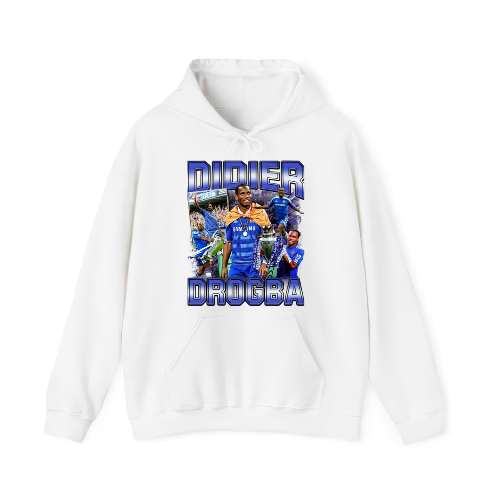 Limited Edition Retro Limited Edition 90s Graphic Didier Drogba Hoodie ...