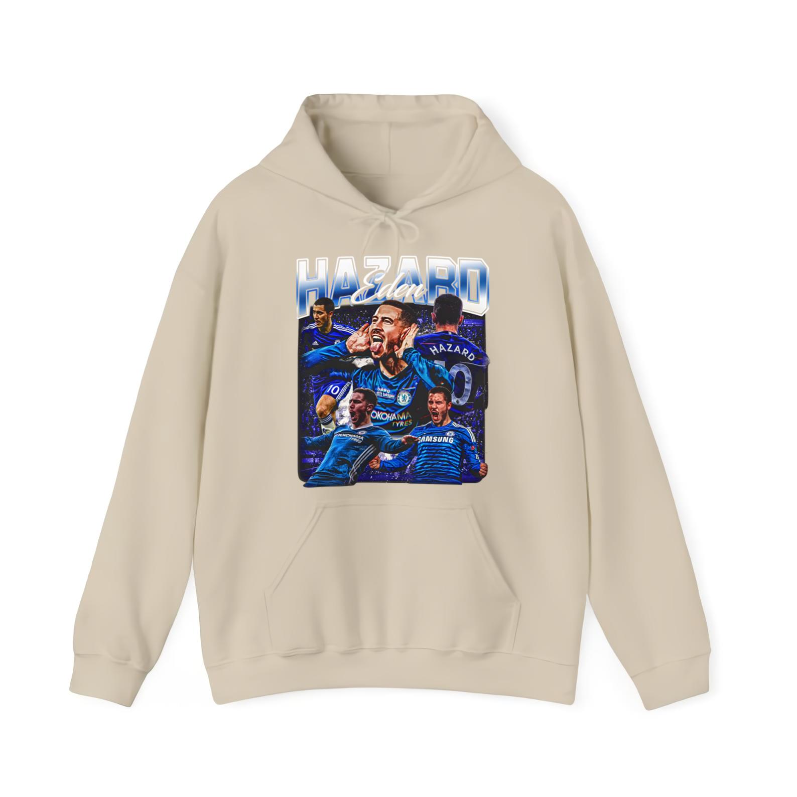 Limited Edition Retro Limited Edition 90s Graphic Eden Hazard Hoodie ...