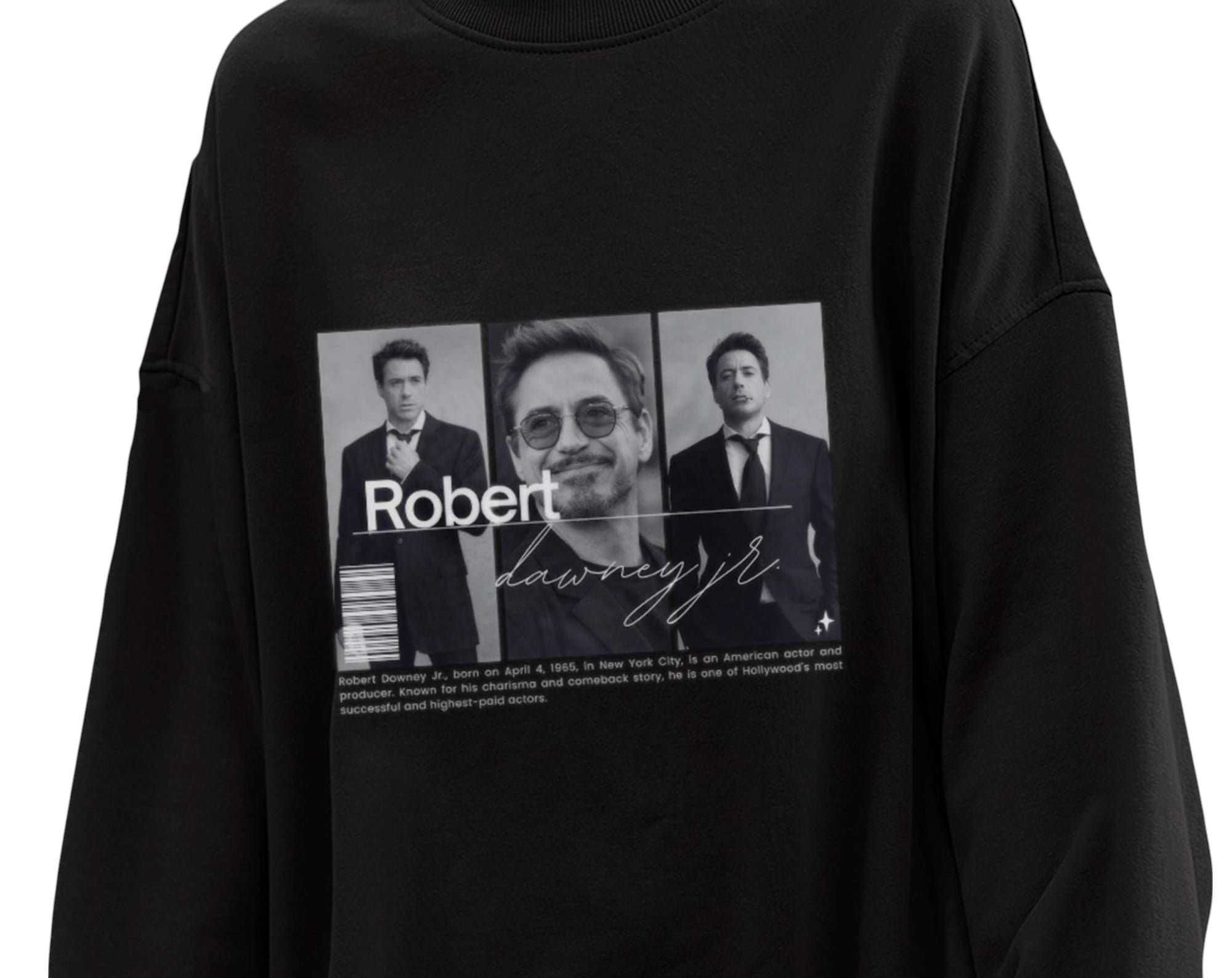 Limited Edition Robert Downey Jr. Sweatshirt, Exclusive Fan Merch For ...
