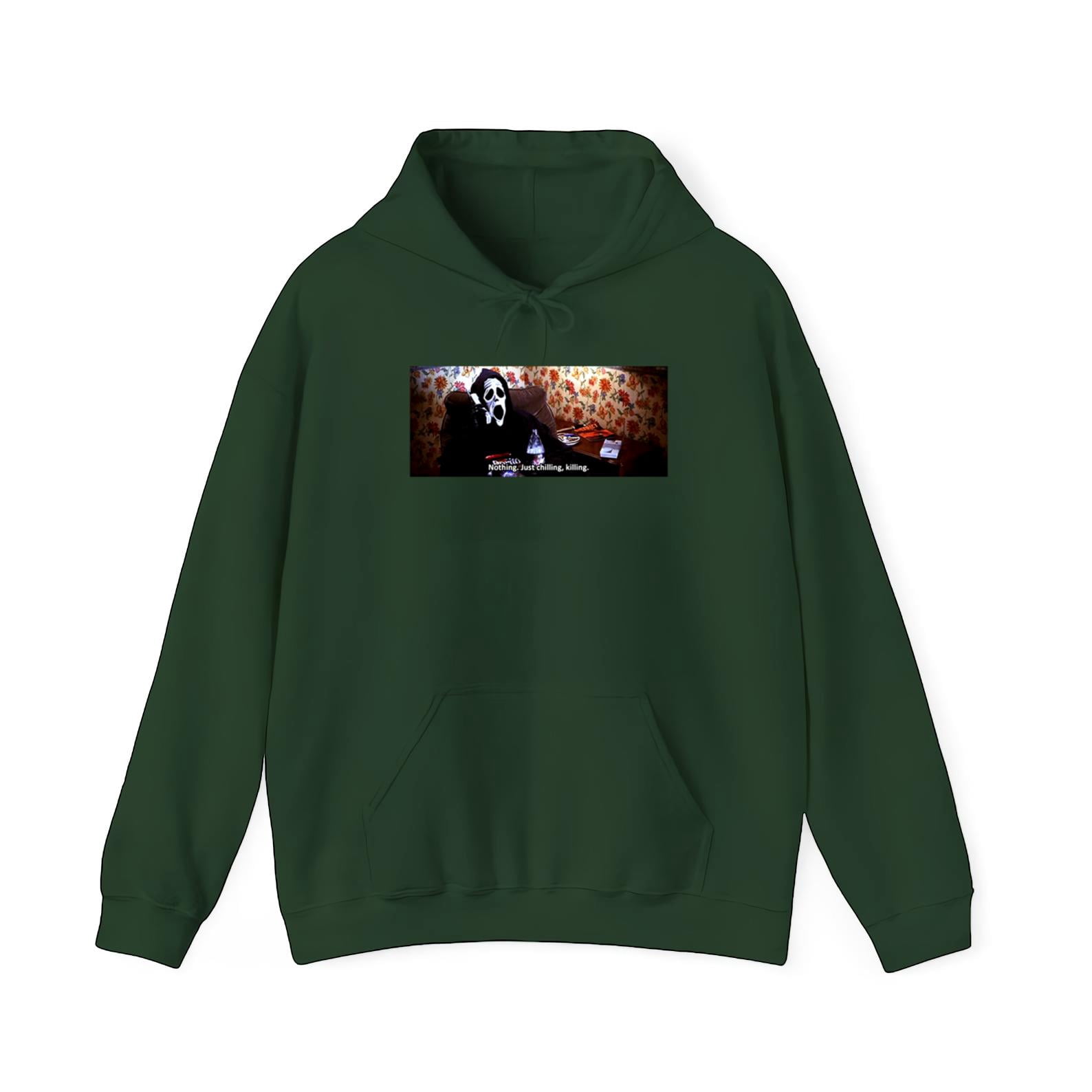 Limited Edition Scream Ghost Face Just Chillin Killin Hoodie Ghost ...