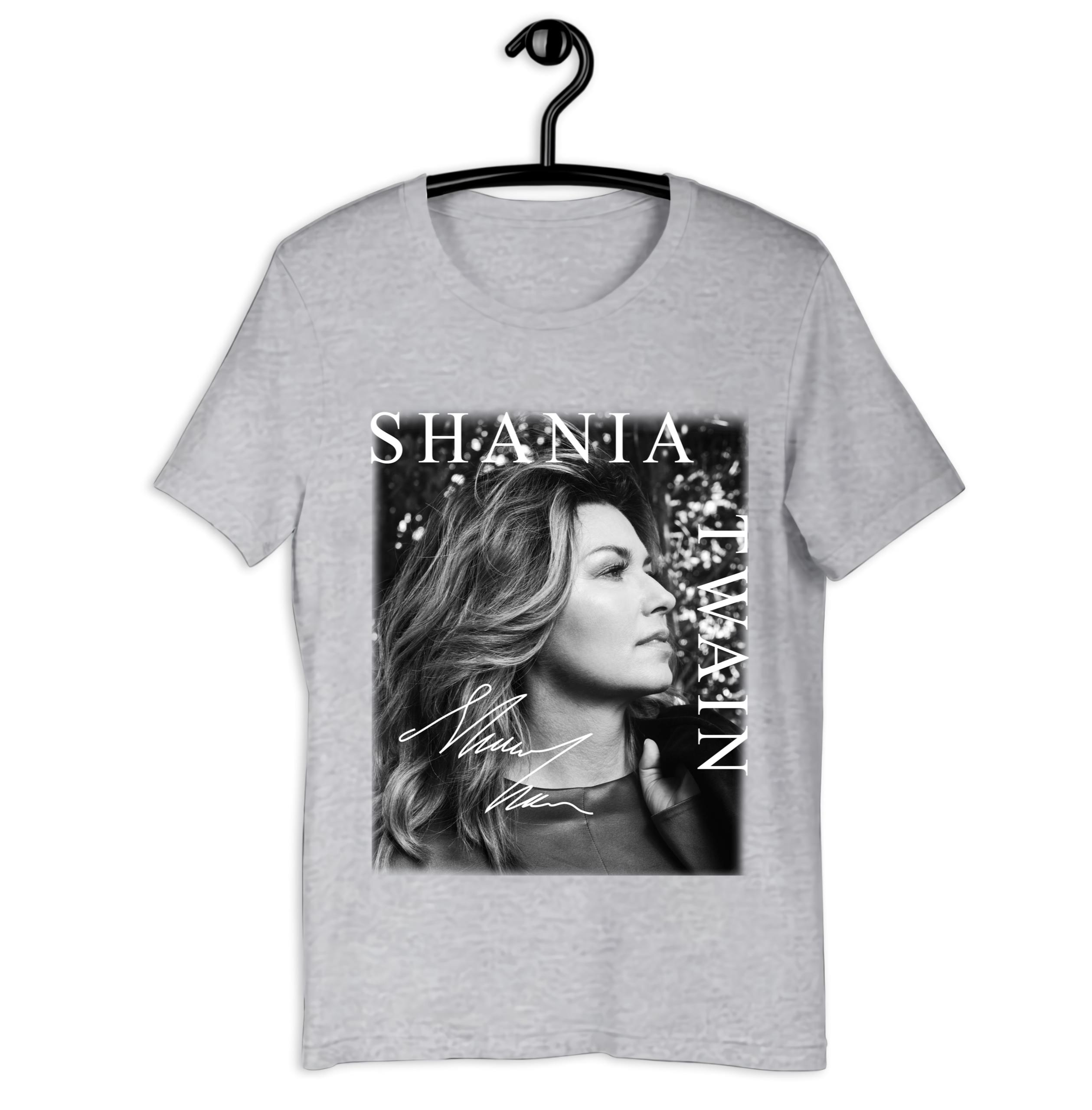 Limited Edition Shania Twain Short Sleeve White T- shirt All -TH33504 ...