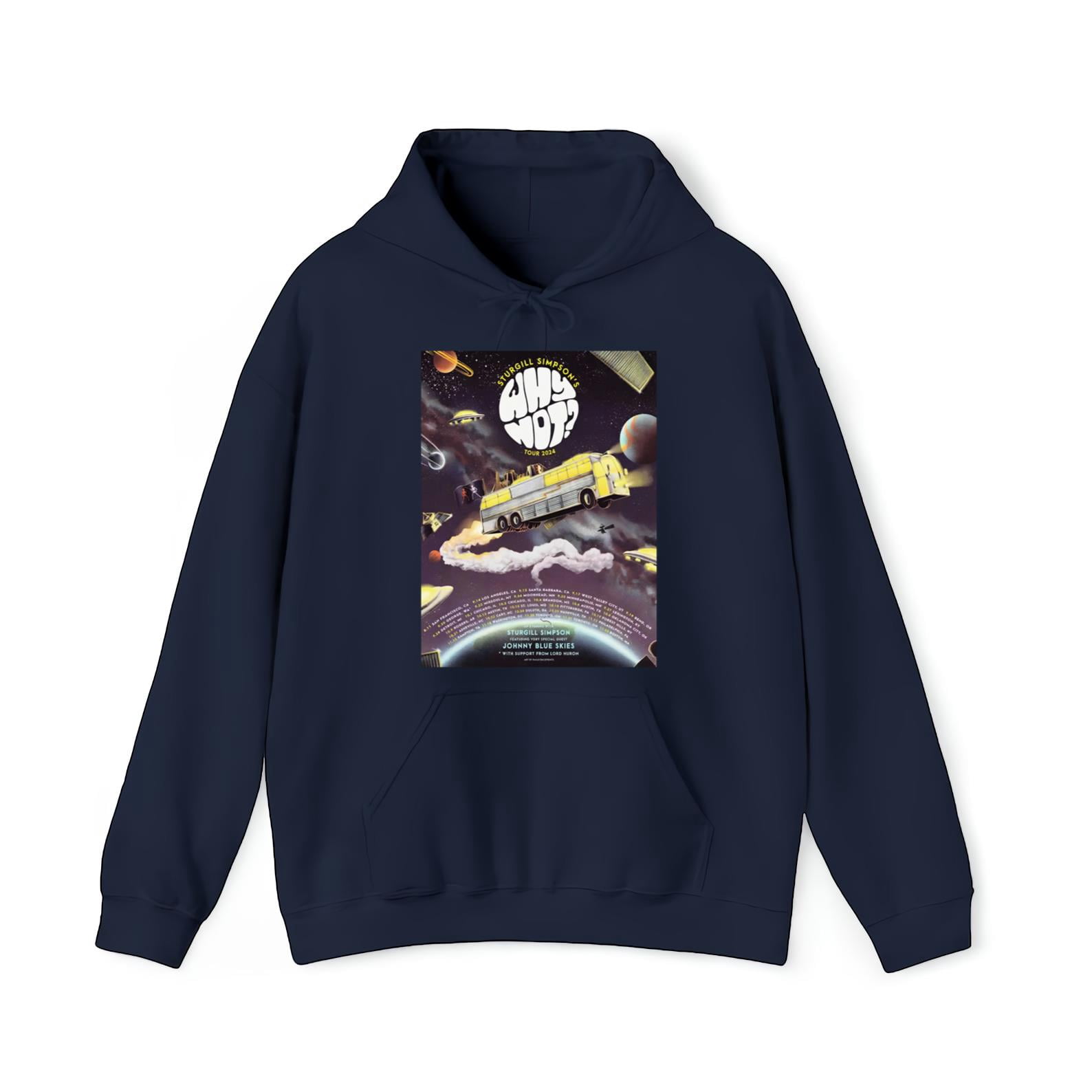 Limited Edition Sturgill Simpson Why Not Tour 2024 Poster Hoodie ...